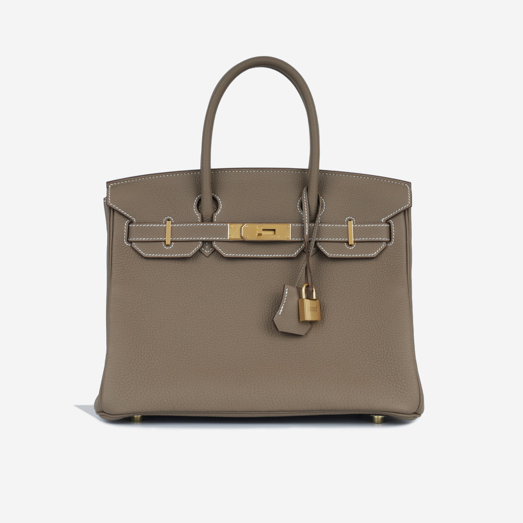 Hermès - Birkin 30 - Etoupe Togo - GHW - 2023 | Bagista