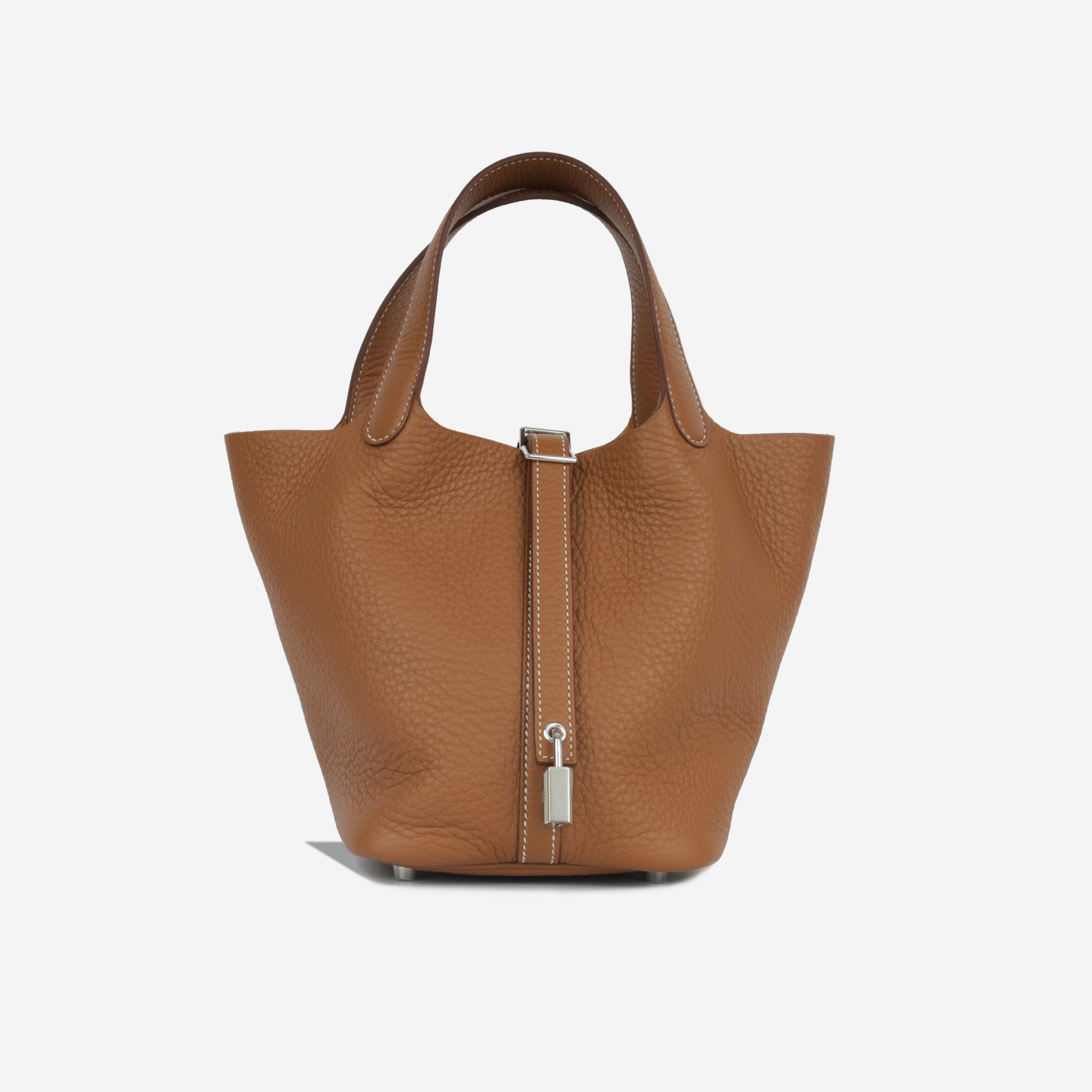 Hermès - Picotin 18 - Gold Clemence PHW - Brand New | Bagista