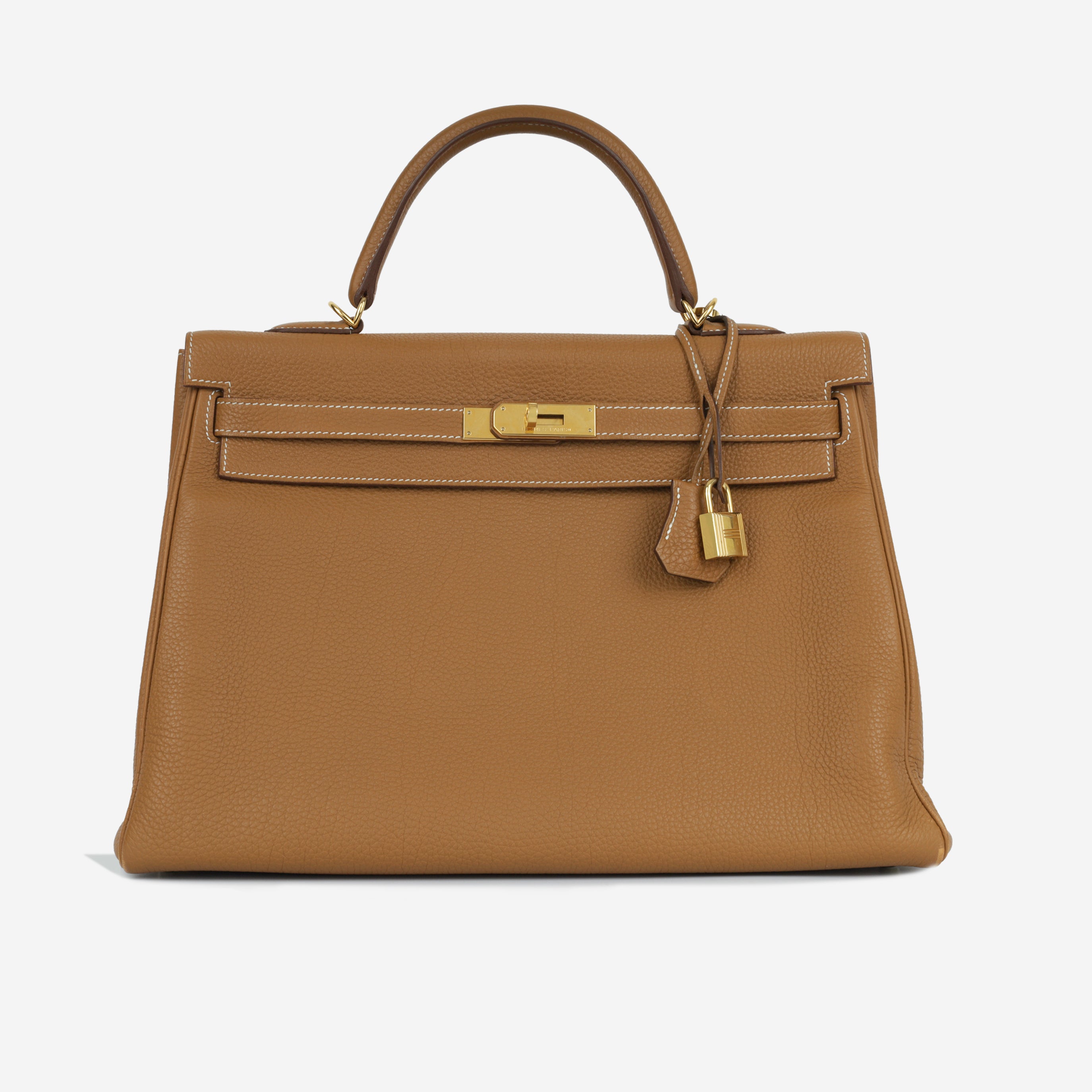 Hermès - Kelly 35 - Gold Togo - GHW - 2012 – Bagista