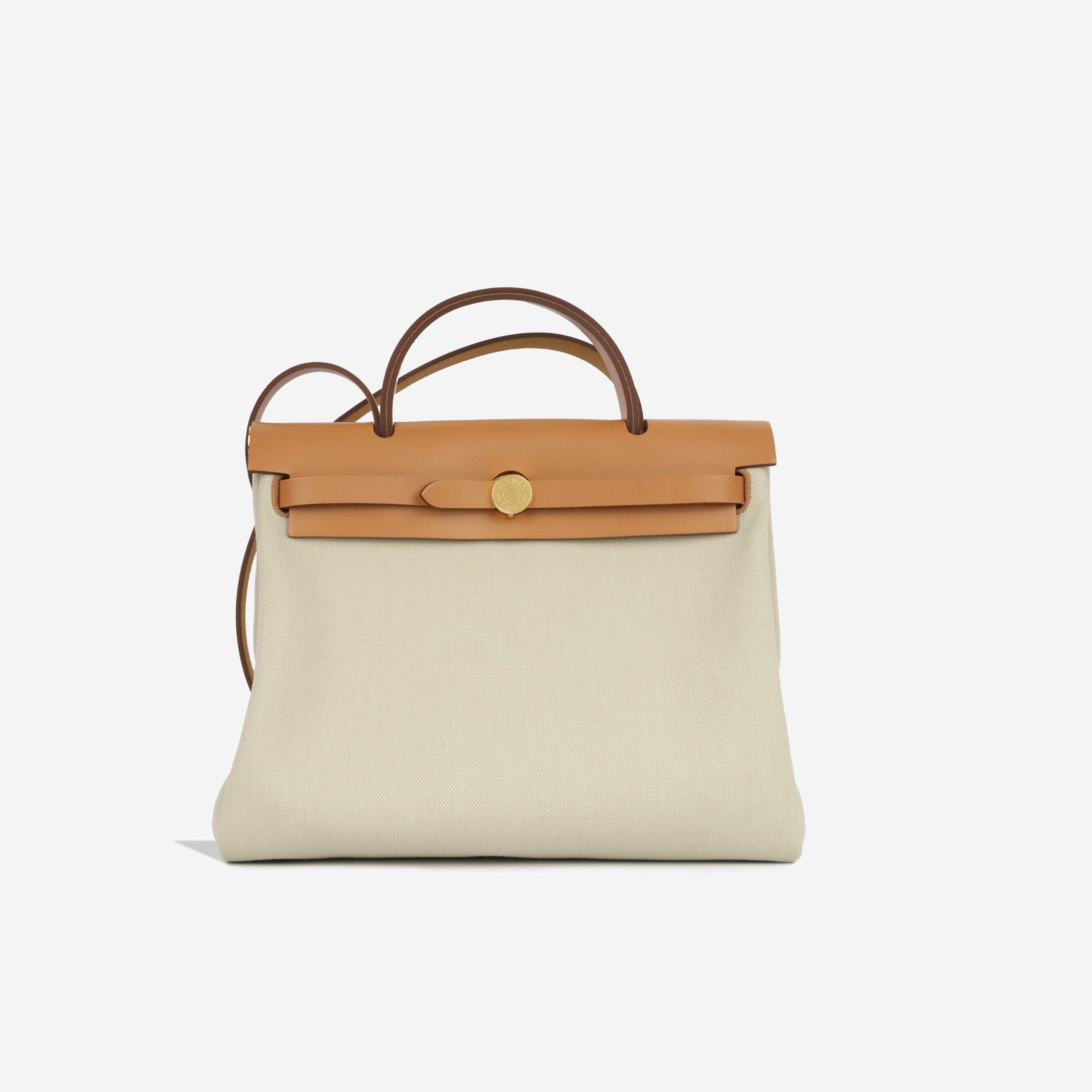 Hermes - Herbag 31 - Beton Toile / Sable Hunter GHW - 2021 – Bagista