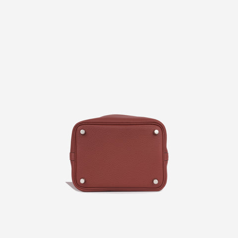 Hermès - Picotin 18 - Rouge H Clemence - PHW - Brand New 2023 | Bagista