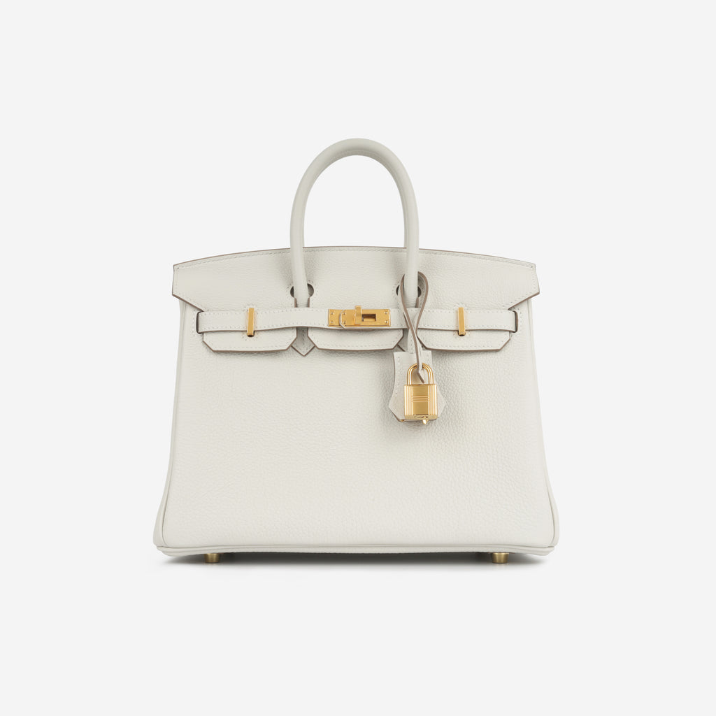 Hermès - Birkin 25 - Gris Pale Togo GHW - Brand New - 2023 | Bagista