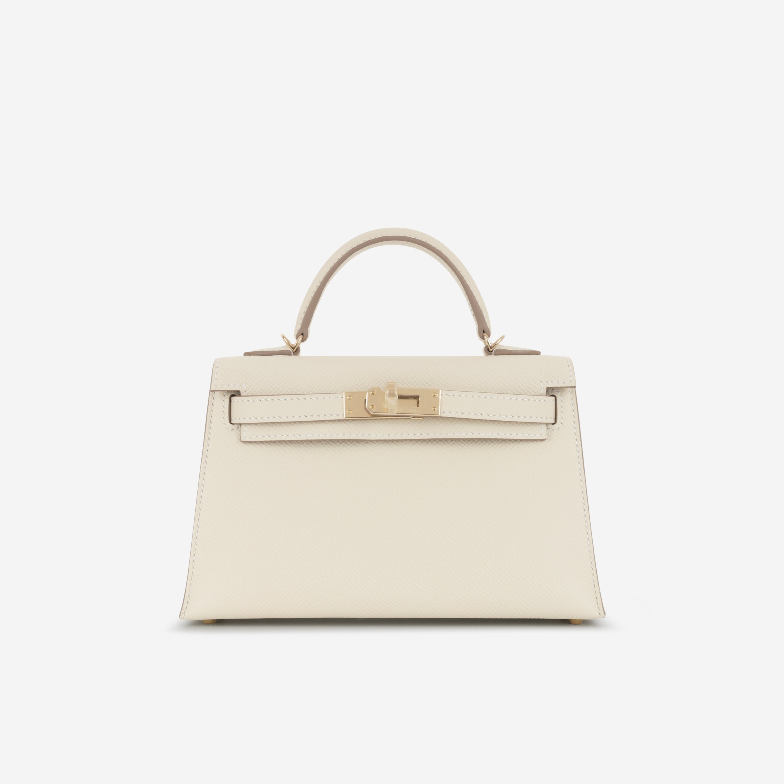Hermès HSS Mini Kelly - Craie / Gris Perle – Bagista