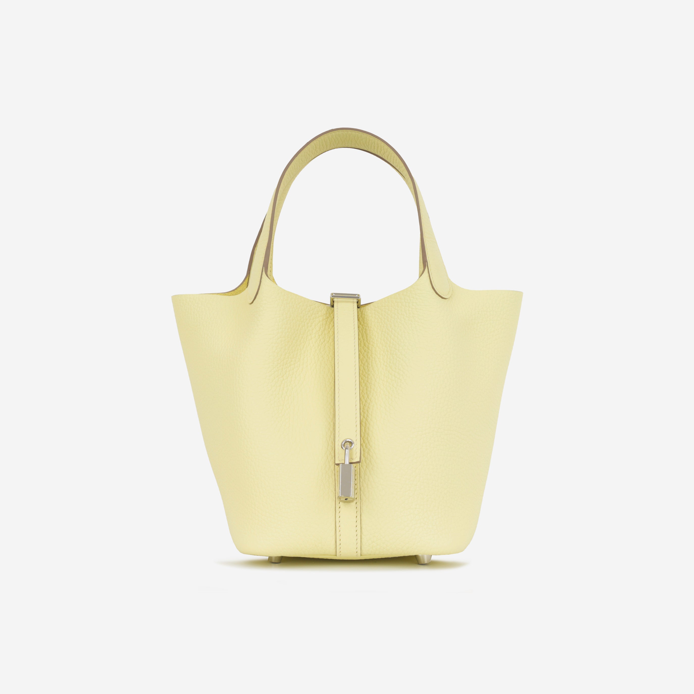 Hermès - Picotin 18 - Jaune Milton Clemence PHW - Brand New - 2024 ...