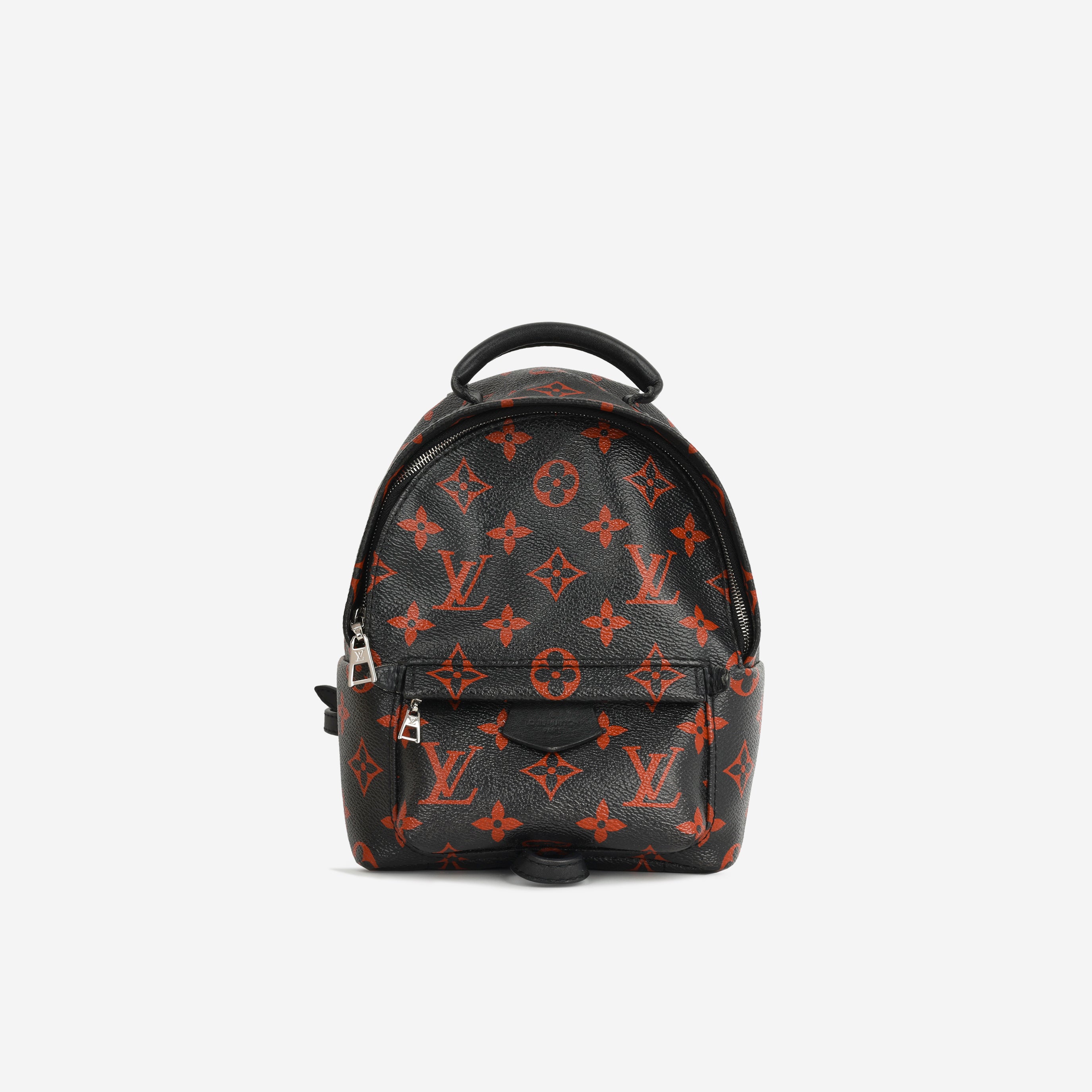 Louis Vuitton - Mini Palm Springs Backpack - Black/Red Infrarouge SHW ...