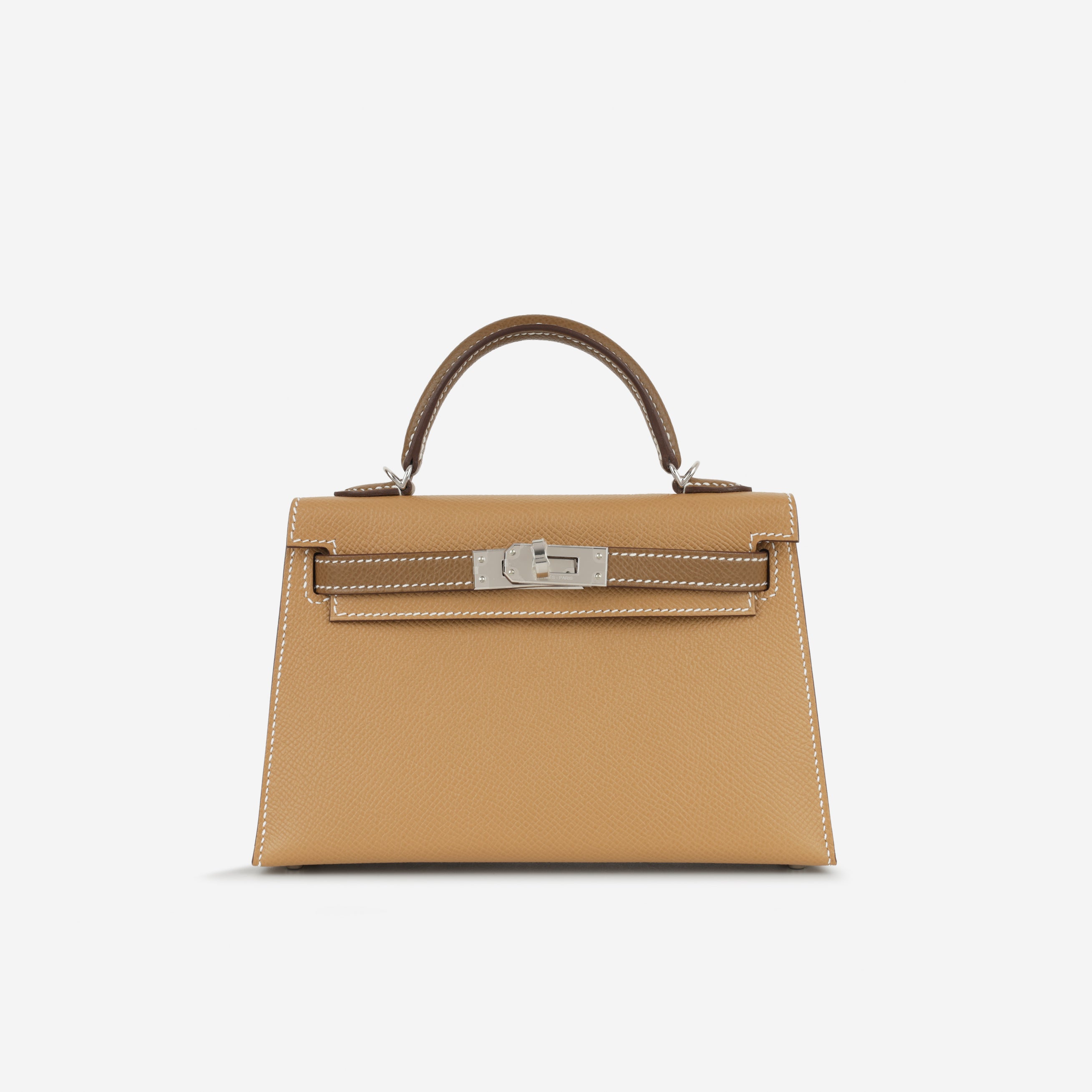 Hermès HSS Mini Kelly - Biscuit / Alezan Epsom | Palladium Hardware ...