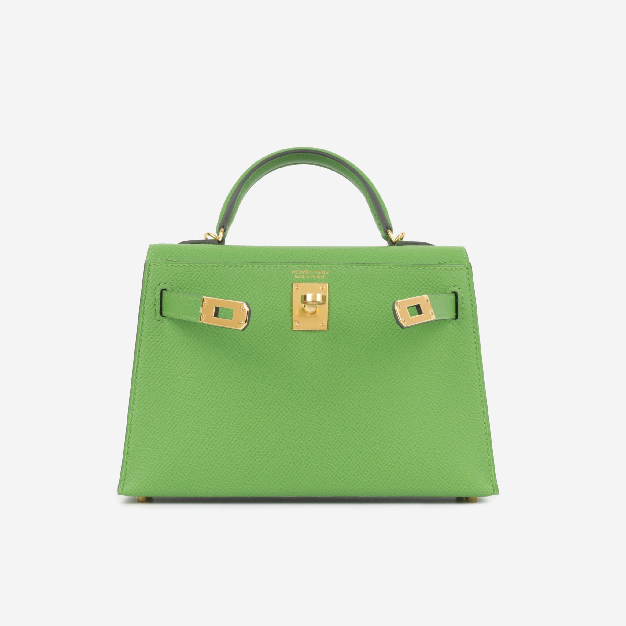 Hermès - Mini Kelly 20 - Mini Kelly - Vert Yucca Epsom - GHW - Brand ...