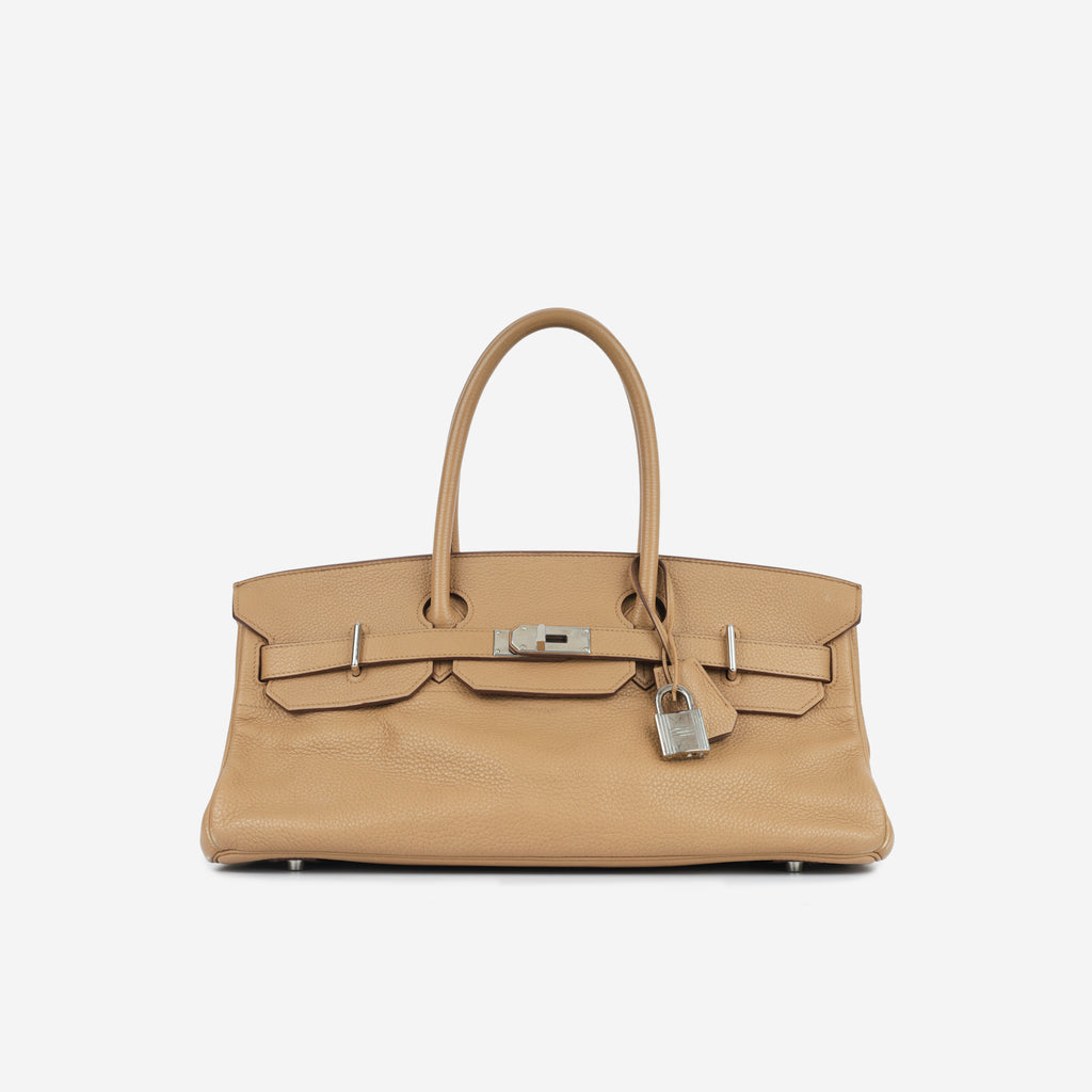 Hermès - JPG Shoulder Birkin 42 - Naturel Clemence PHW - 2008 | Bagista