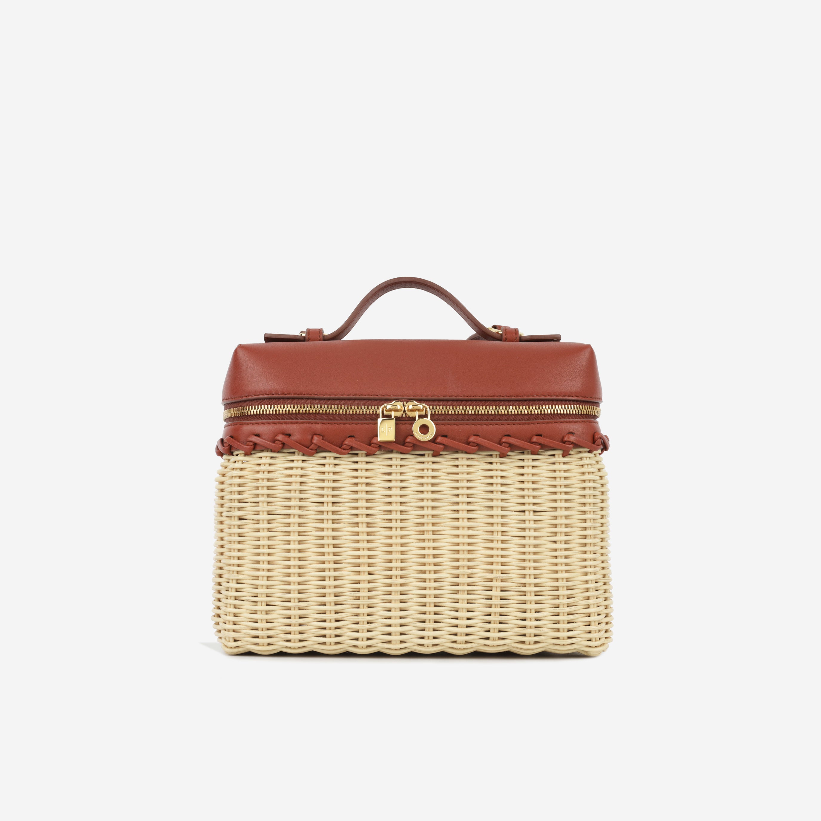 Loro Piana -Extra Pocket Pouch Wicker - Deep Kumel GHW - Great – Bagista