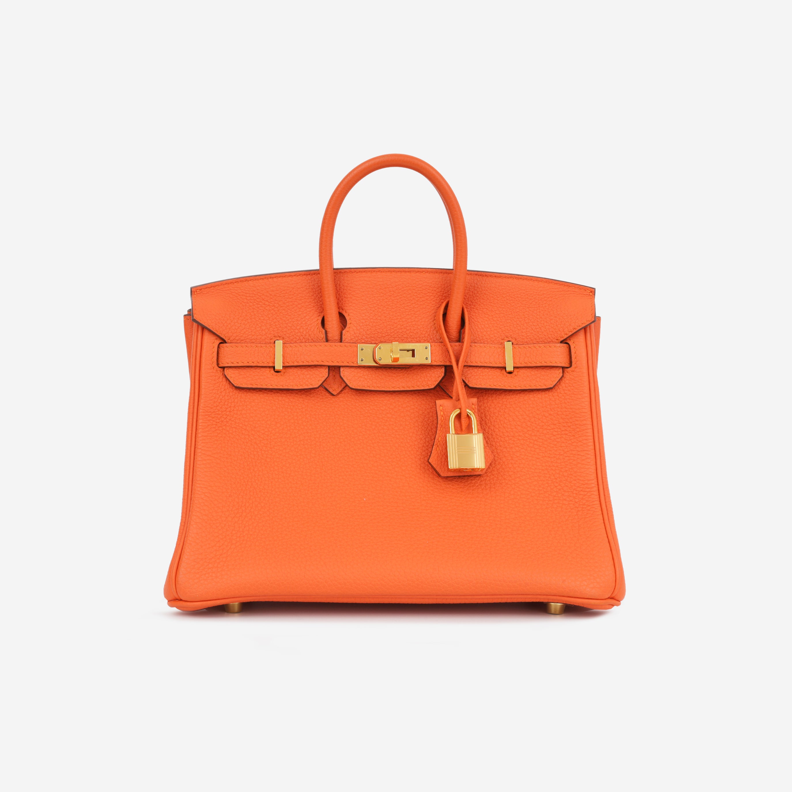 Hermès - Birkin 25 - Feu Togo GHW - Excellent Condition - 2019 – Bagista