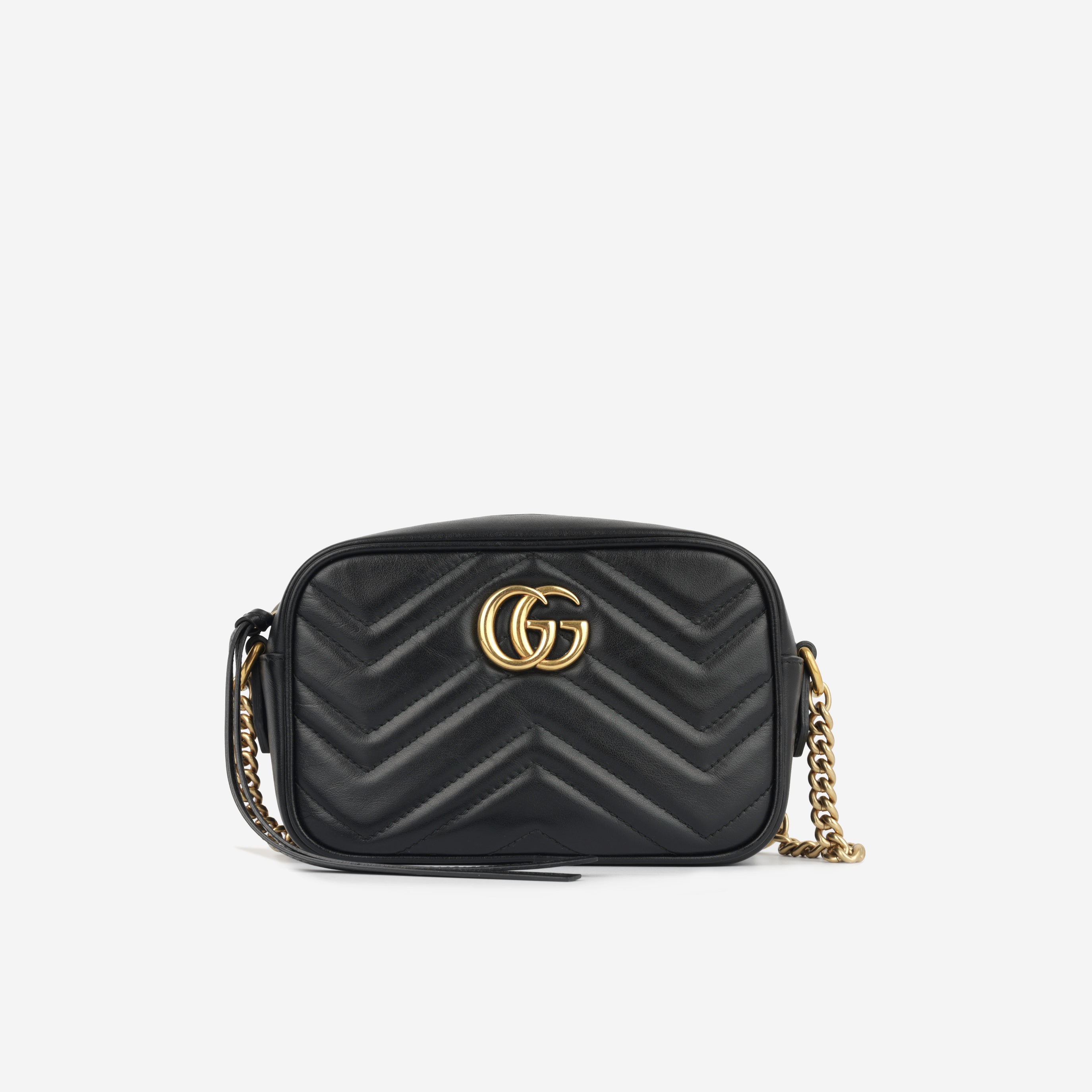 Gucci - Mini Camera Camera Bag - Black Calfskin GHW – Bagista