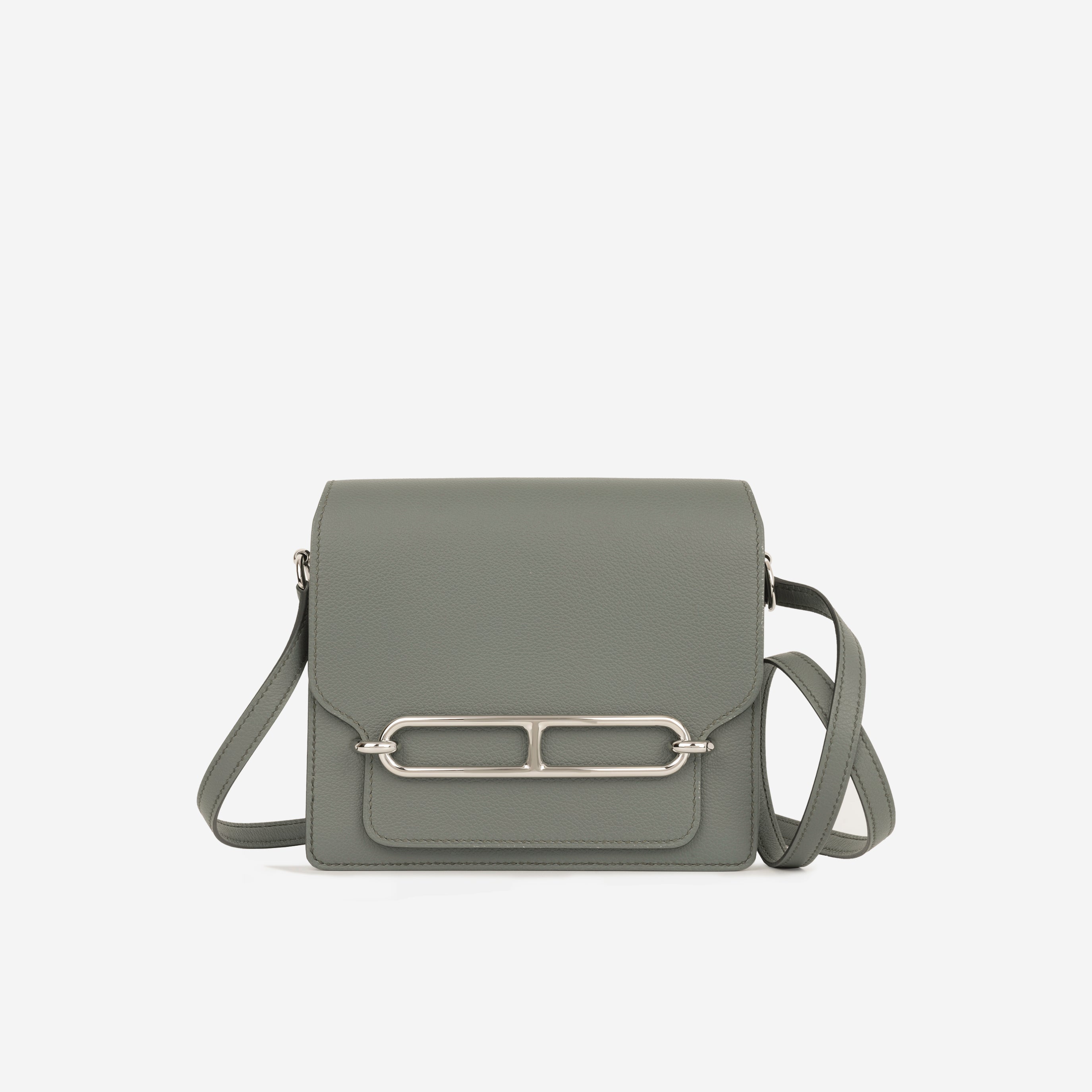 Hermès - Roulis Mini - Vert Amande Evercolor PHW – Bagista