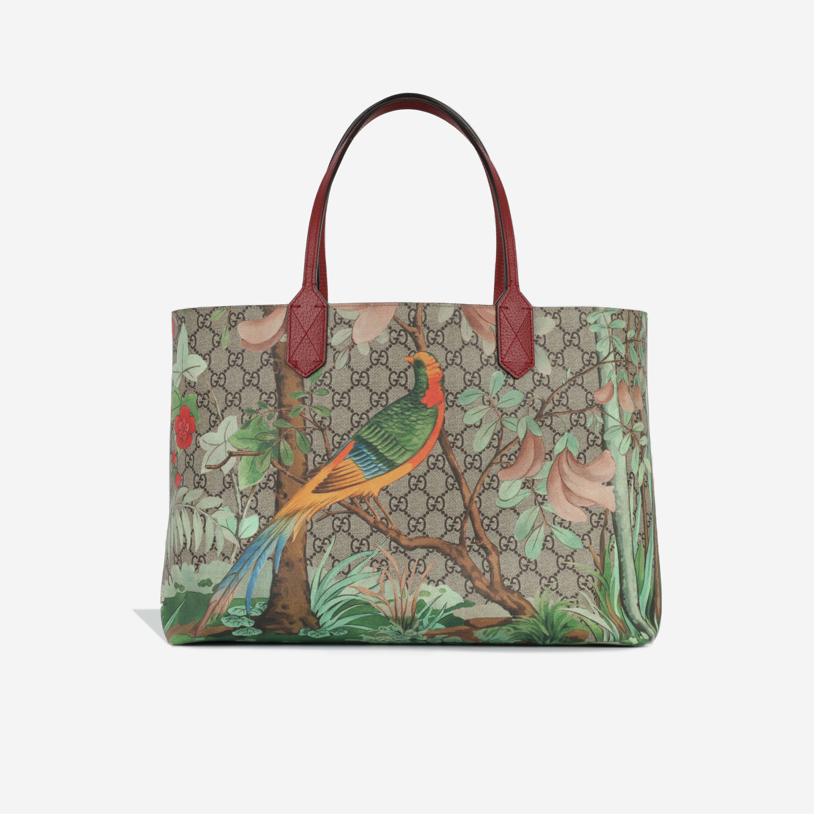 Gucci - GG Tian Tote - GG Canvas - Pre Loved – Bagista