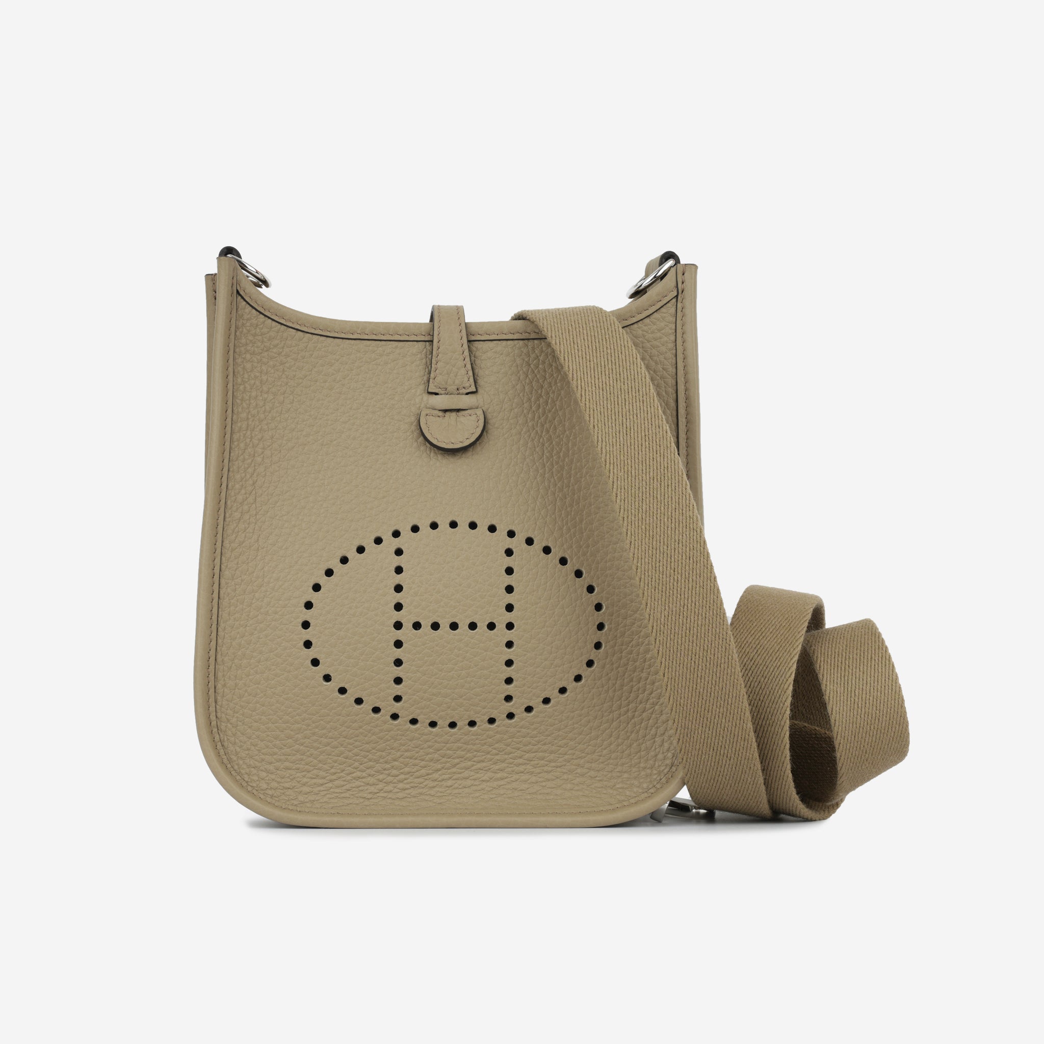 Hermès - Evelyne TPM - Beige Marfa Clemence - PHW - Brand New - 2023 ...