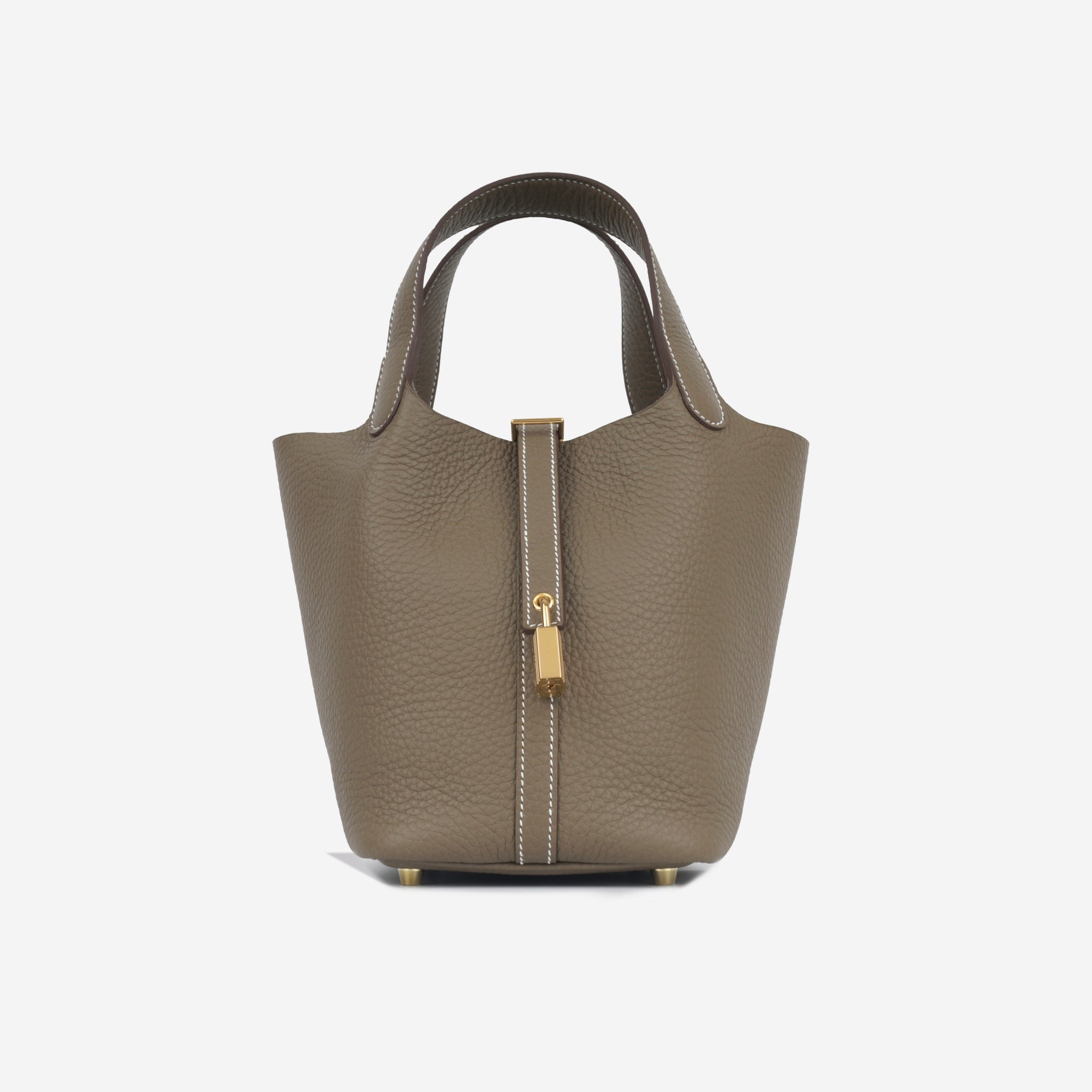 Hermès - Picotin 18 - Etoupe Clemence GHW - Brand New | Bagista