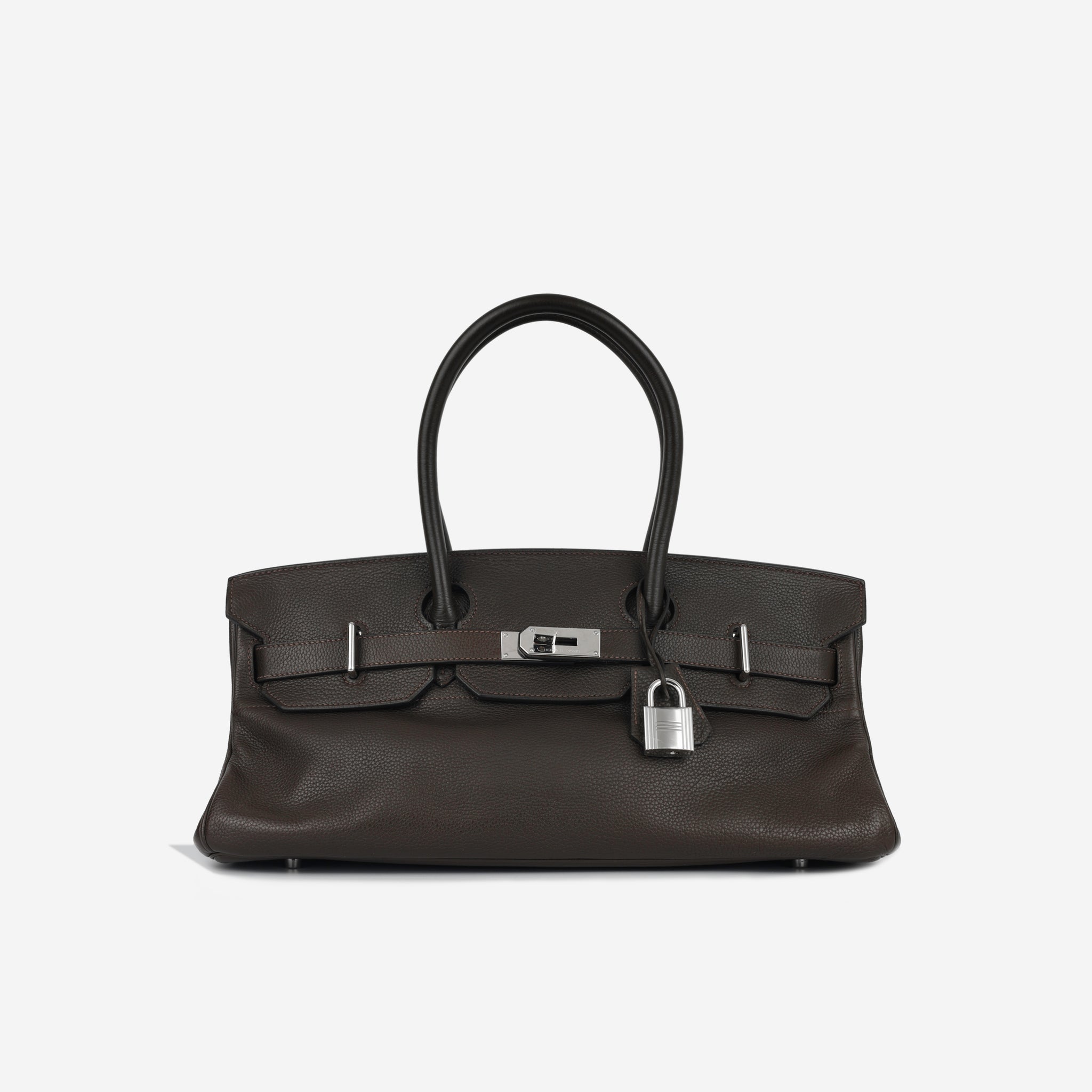 Hermès - JPG Shoulder Birkin 42 - Ebene Clemence PHW - 2013 | Bagista