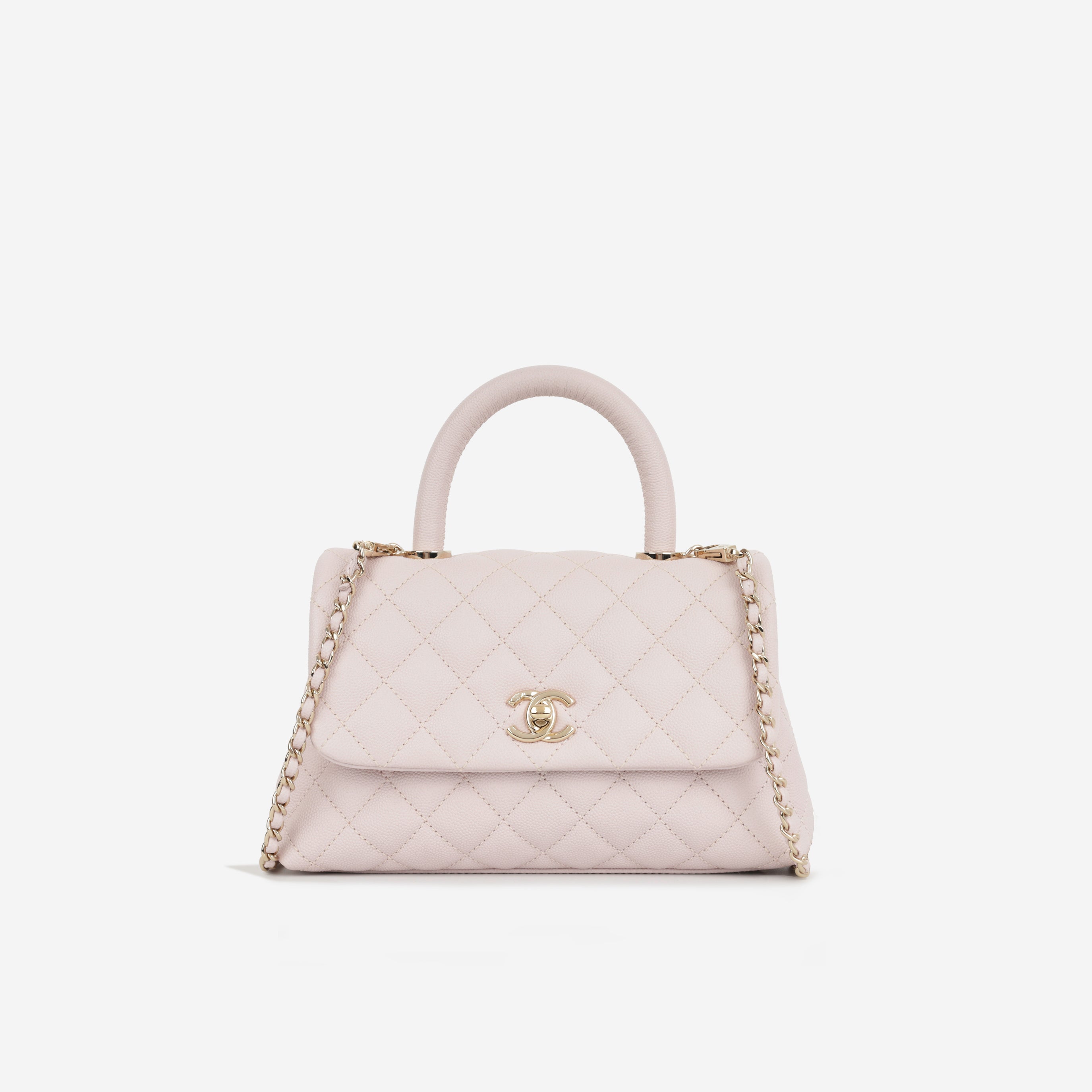 Chanel - Coco Handle - Small - Light Pink Caviar - CGHW – Bagista