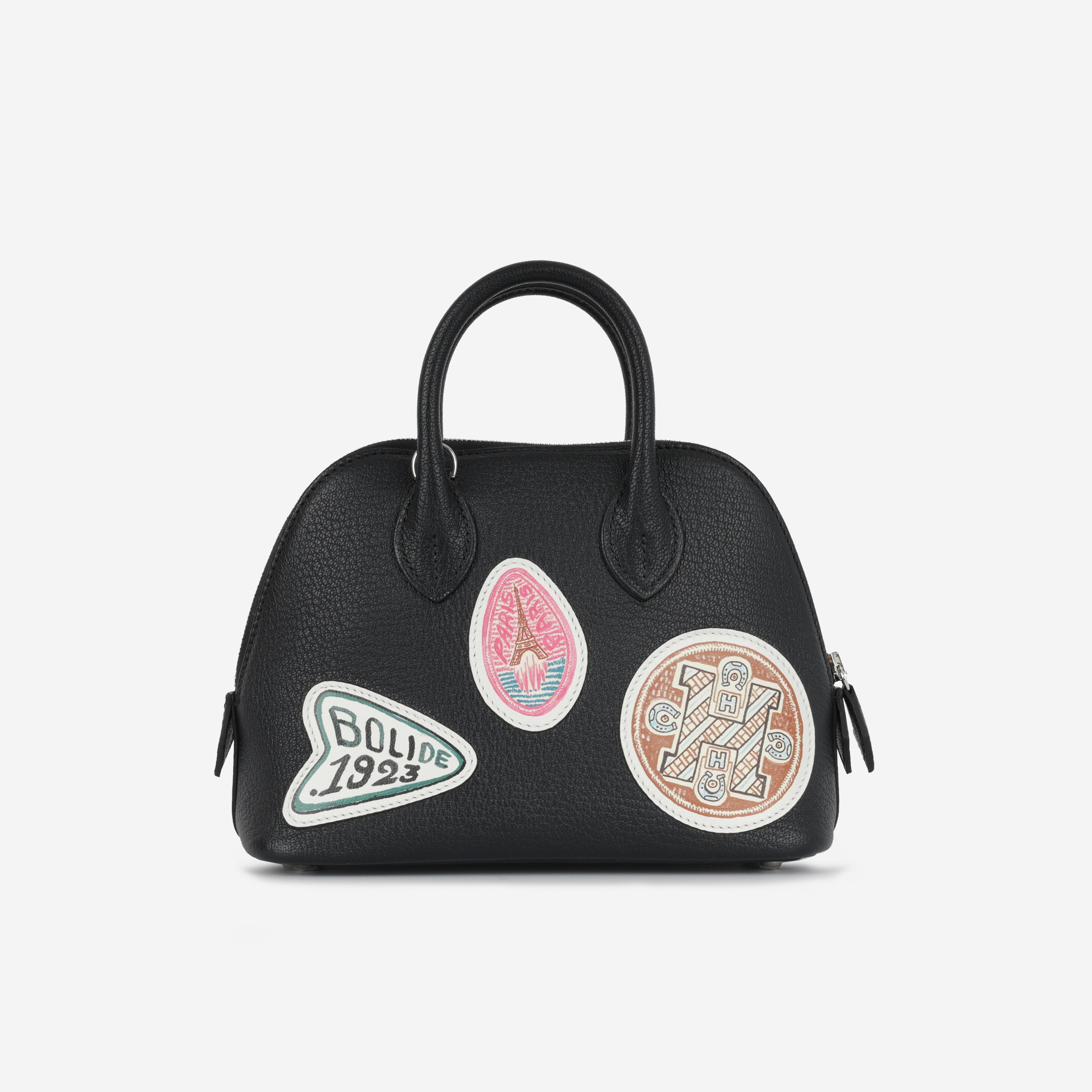 Hermès - Mini Bolide Travel - Noir Chèvre Mysore - PHW - Brand New ...