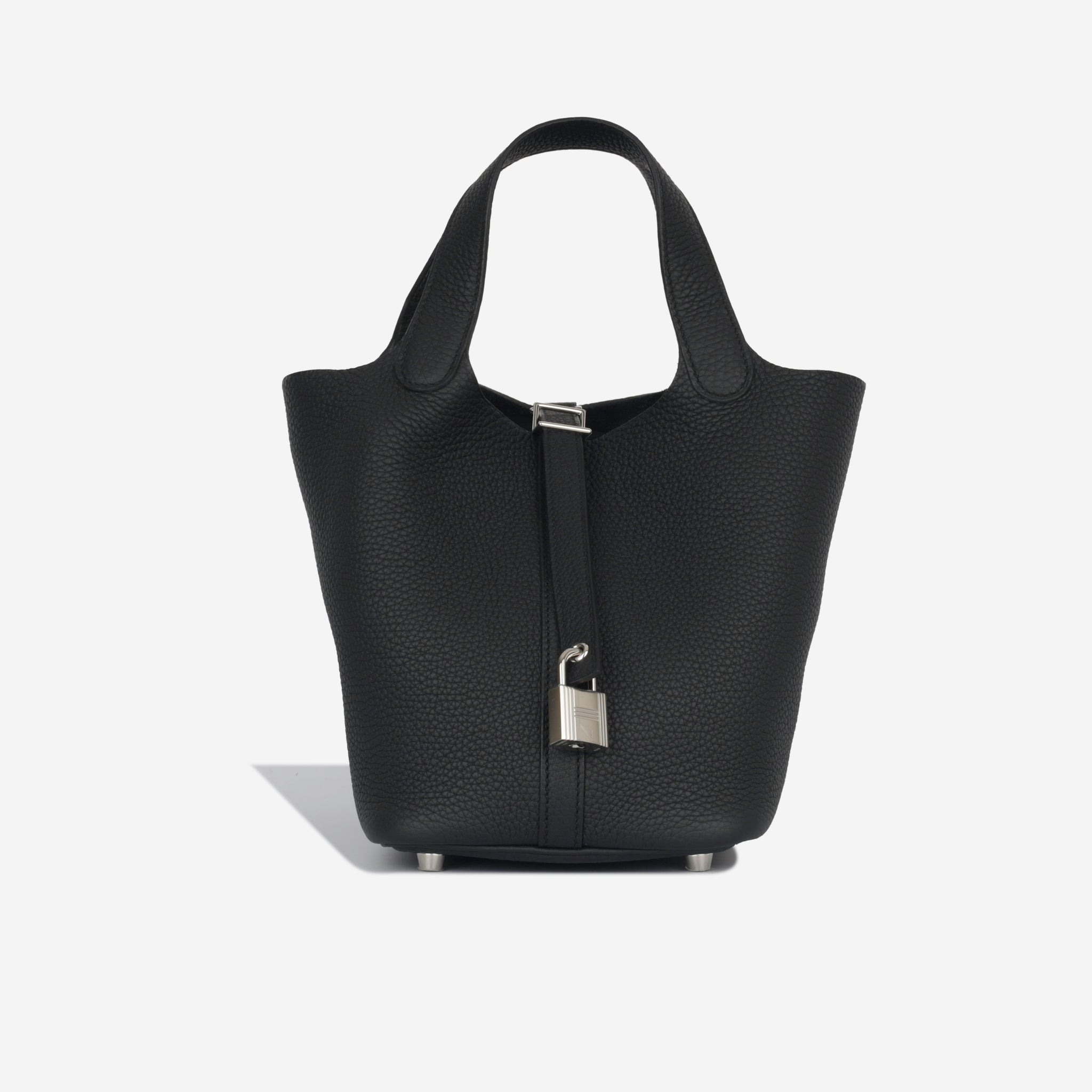 Hermès - Picotin 18 - Noir Clemence PHW - Brand New - 2022 | Bagista
