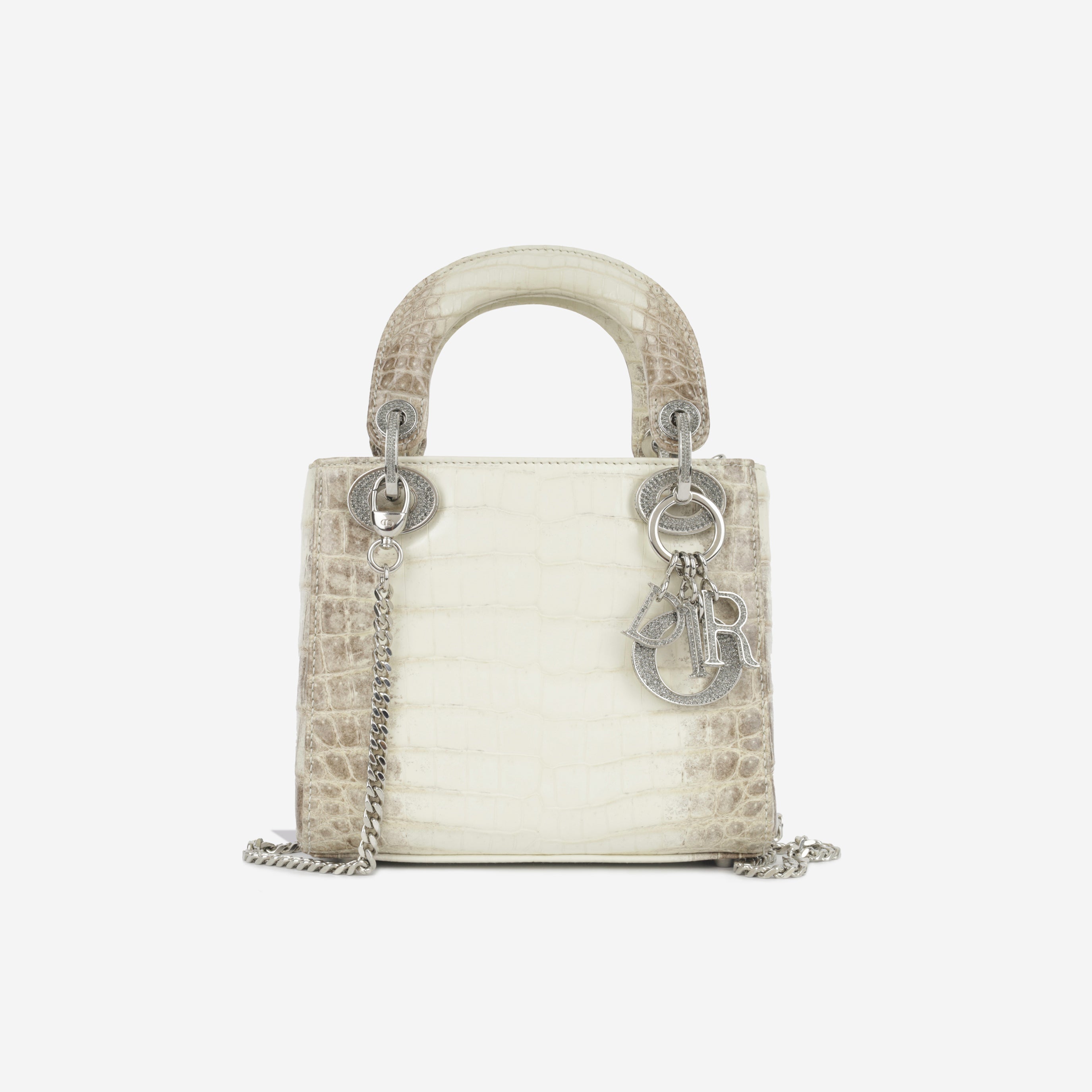 Dior - Mini Lady Dior - Niloticus Himalaya Crocodile - DMHW - Excellent ...