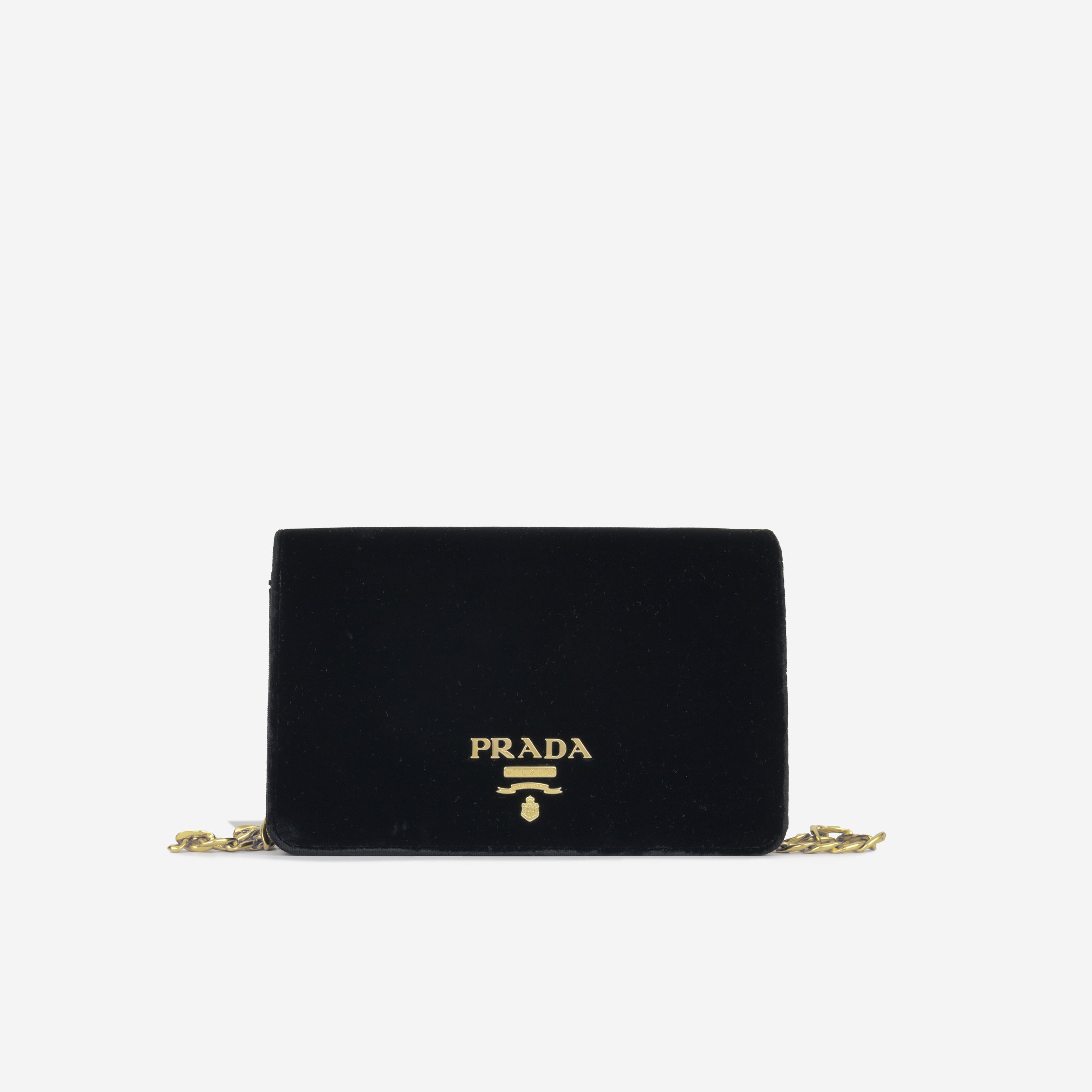 Prada - Emblem WOC - Velvet Leather - GHW - Pre-loved – Bagista