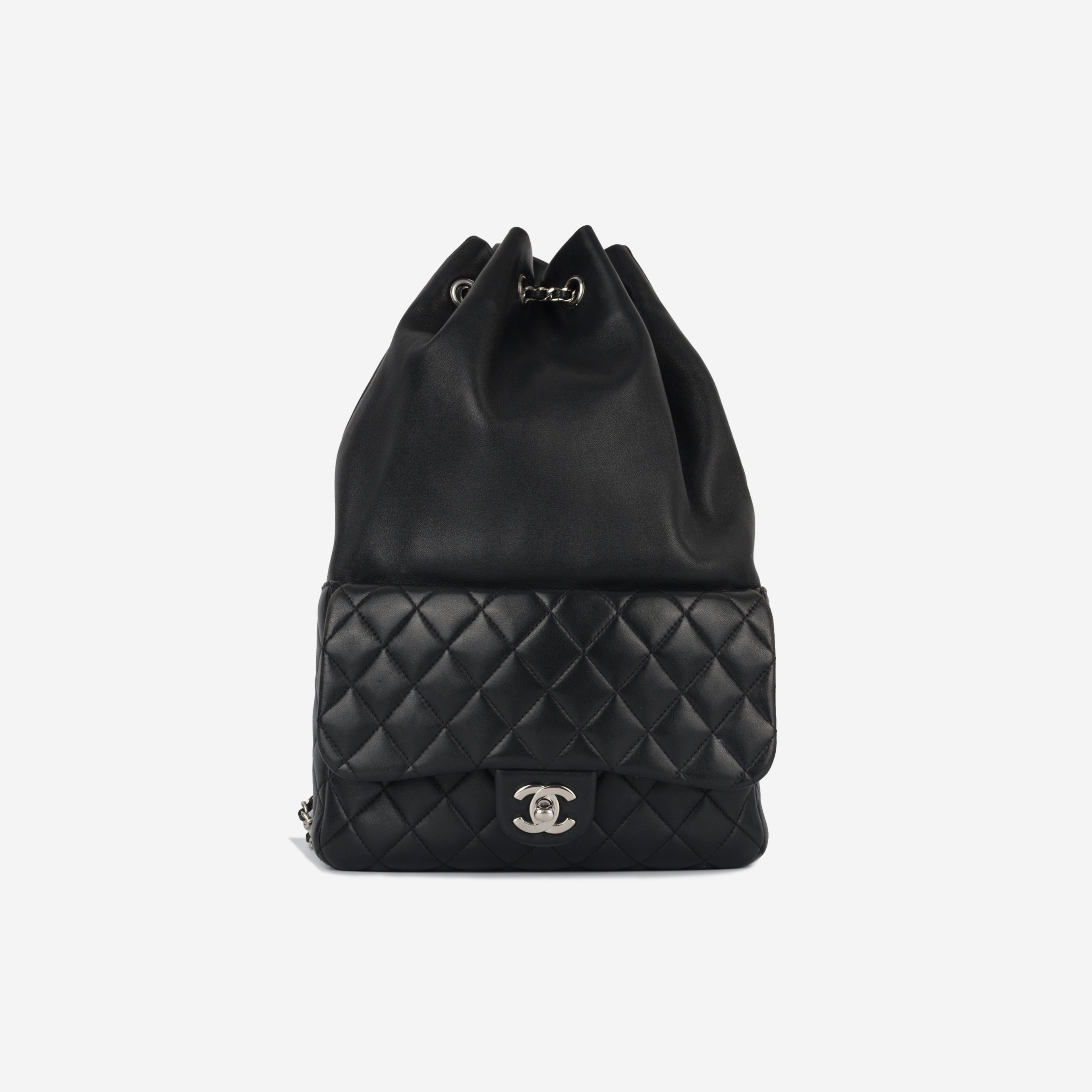 Chanel - Seoul Large Backpack - Black Lambskin CGHW - 2017 – Bagista