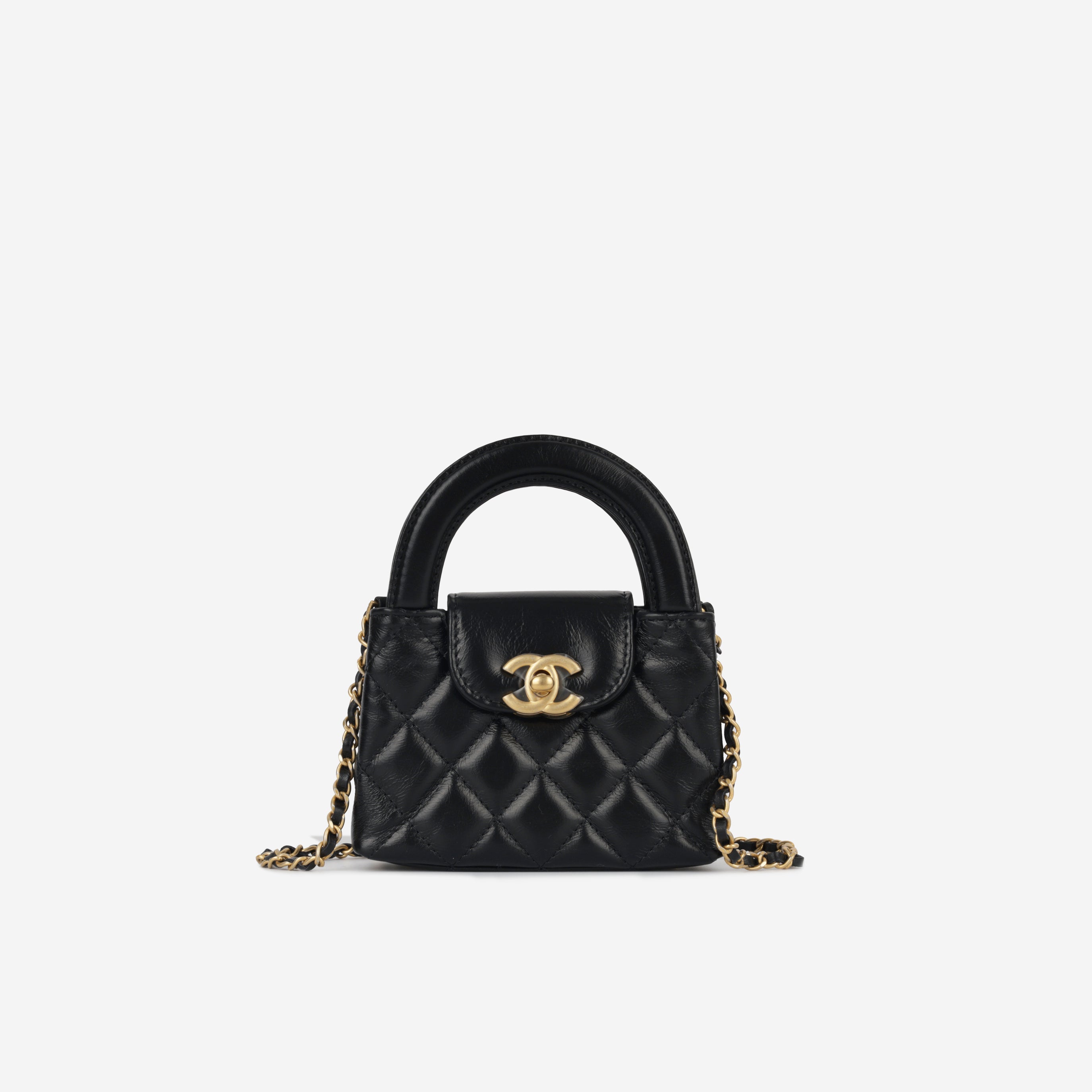 Chanel Nano Kelly Re-Edition Shiny Aged Calfskin GHW – Bagista