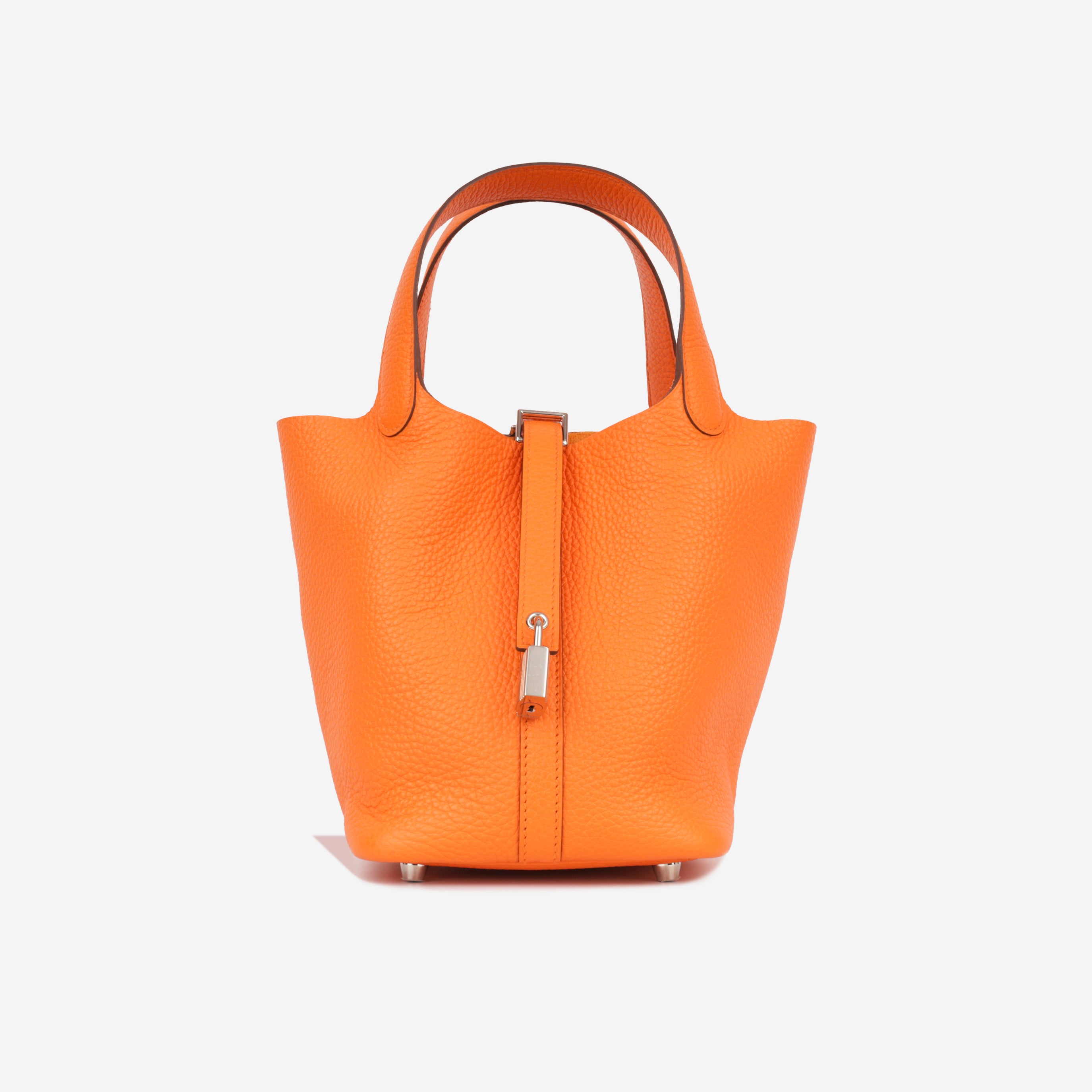 Hermès Picotin 18 Orange Clemence Palladium – Bagista
