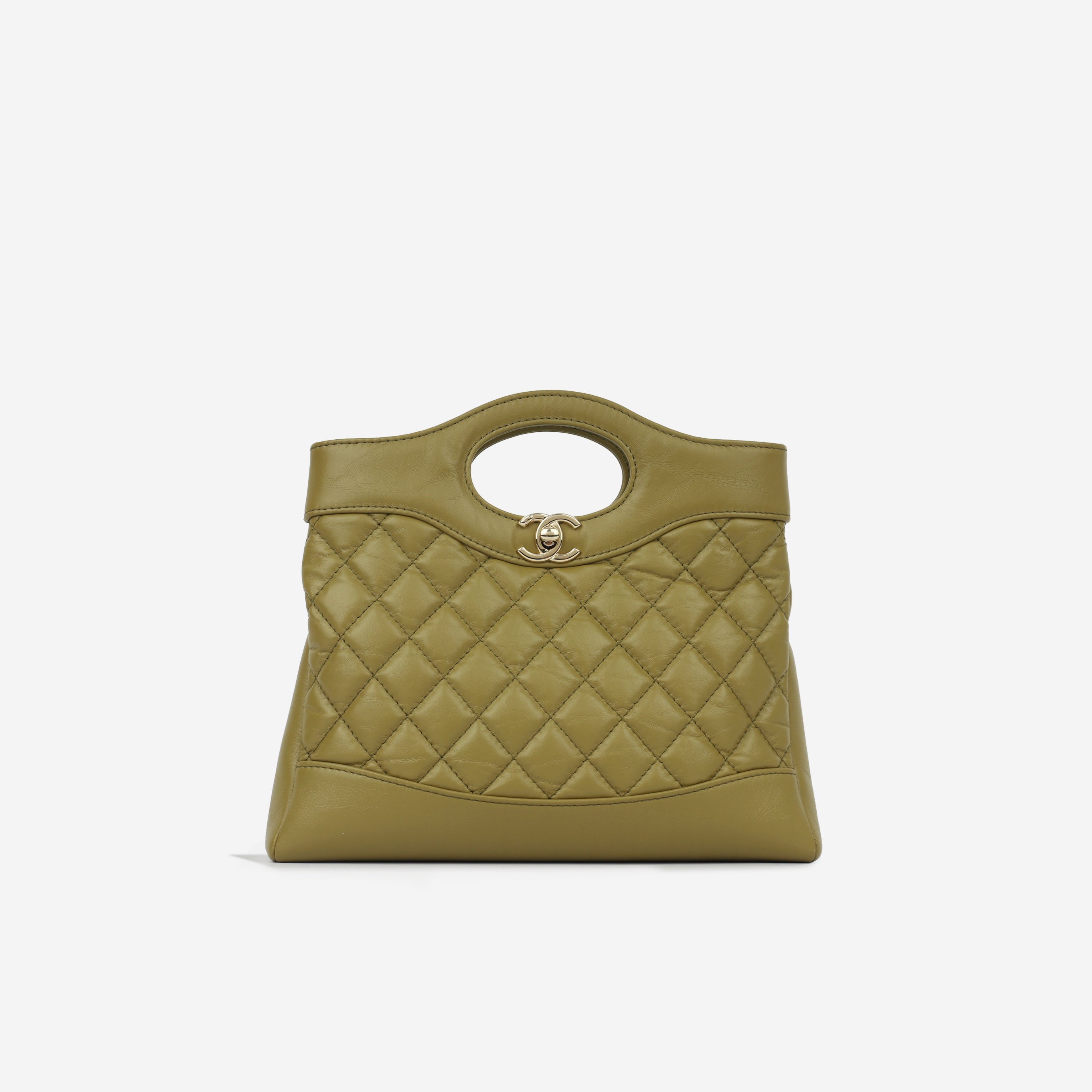 Chanel - Mini 31 - Olive Green Calfskin CGHW - Brand New – Bagista