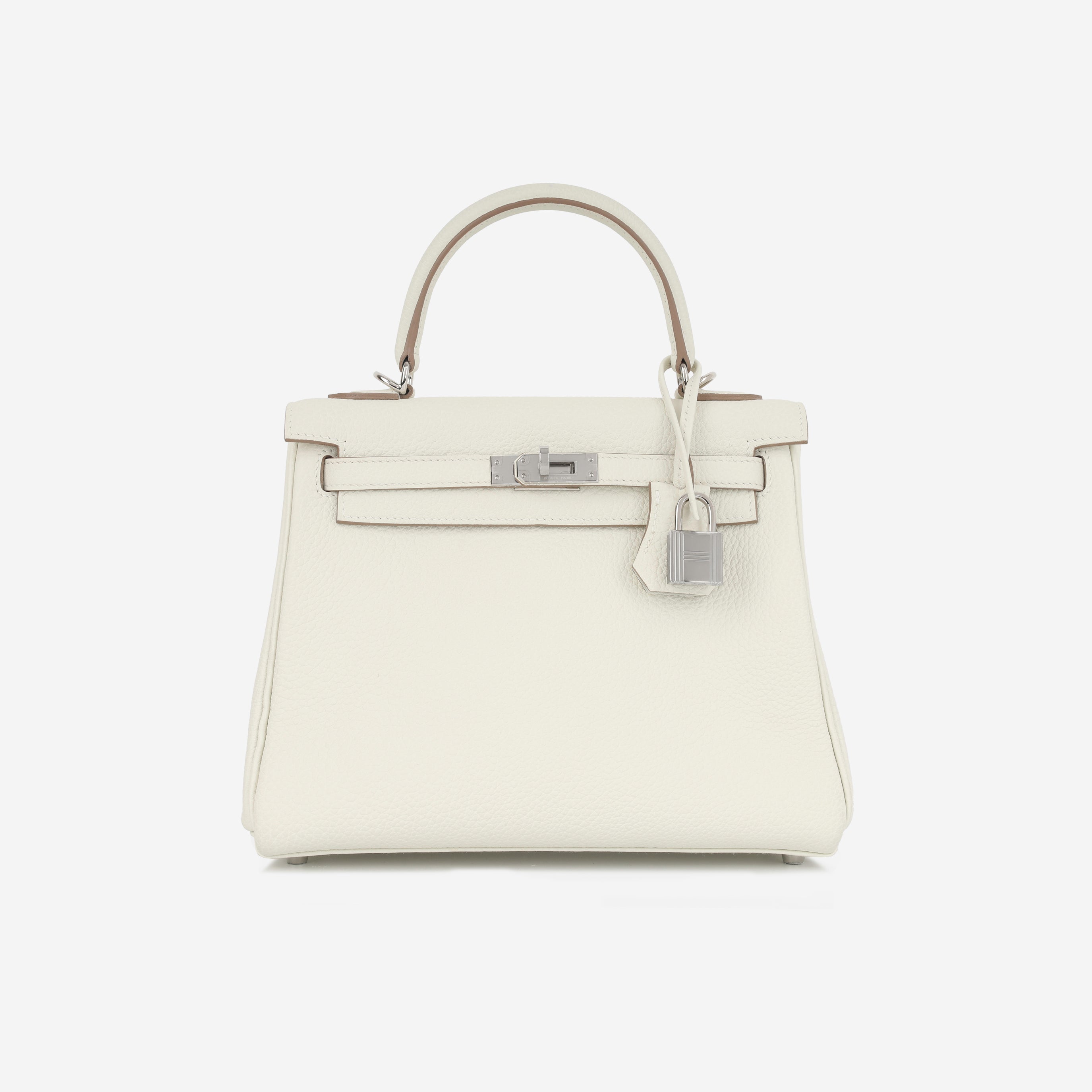 Hermès - Kelly 25 - Mushroom Togo PHW - Excellent - 2023 – Bagista