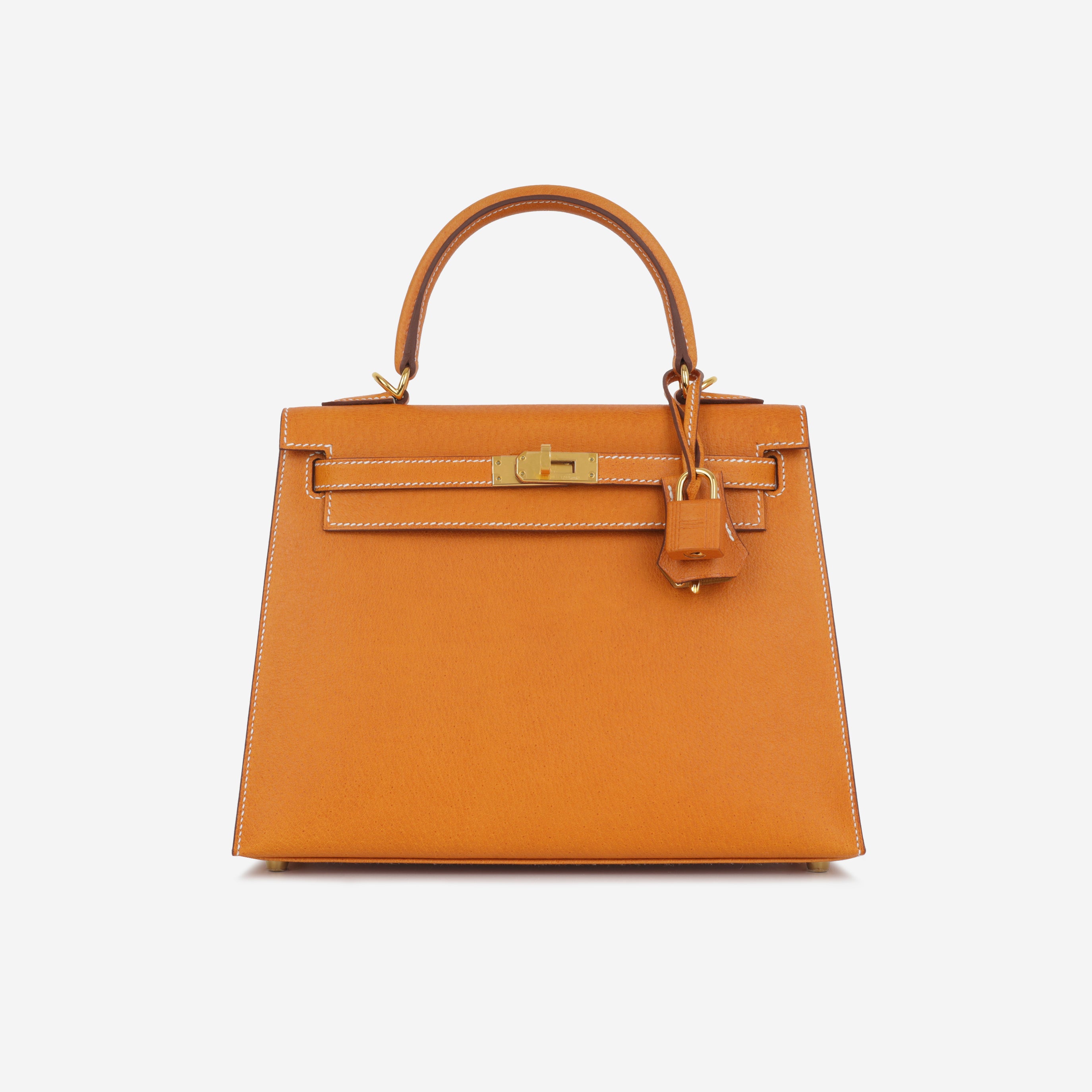 Hermès - Kelly 25 - Toffee Peau Porc GHW - 2024 - Brand New – Bagista
