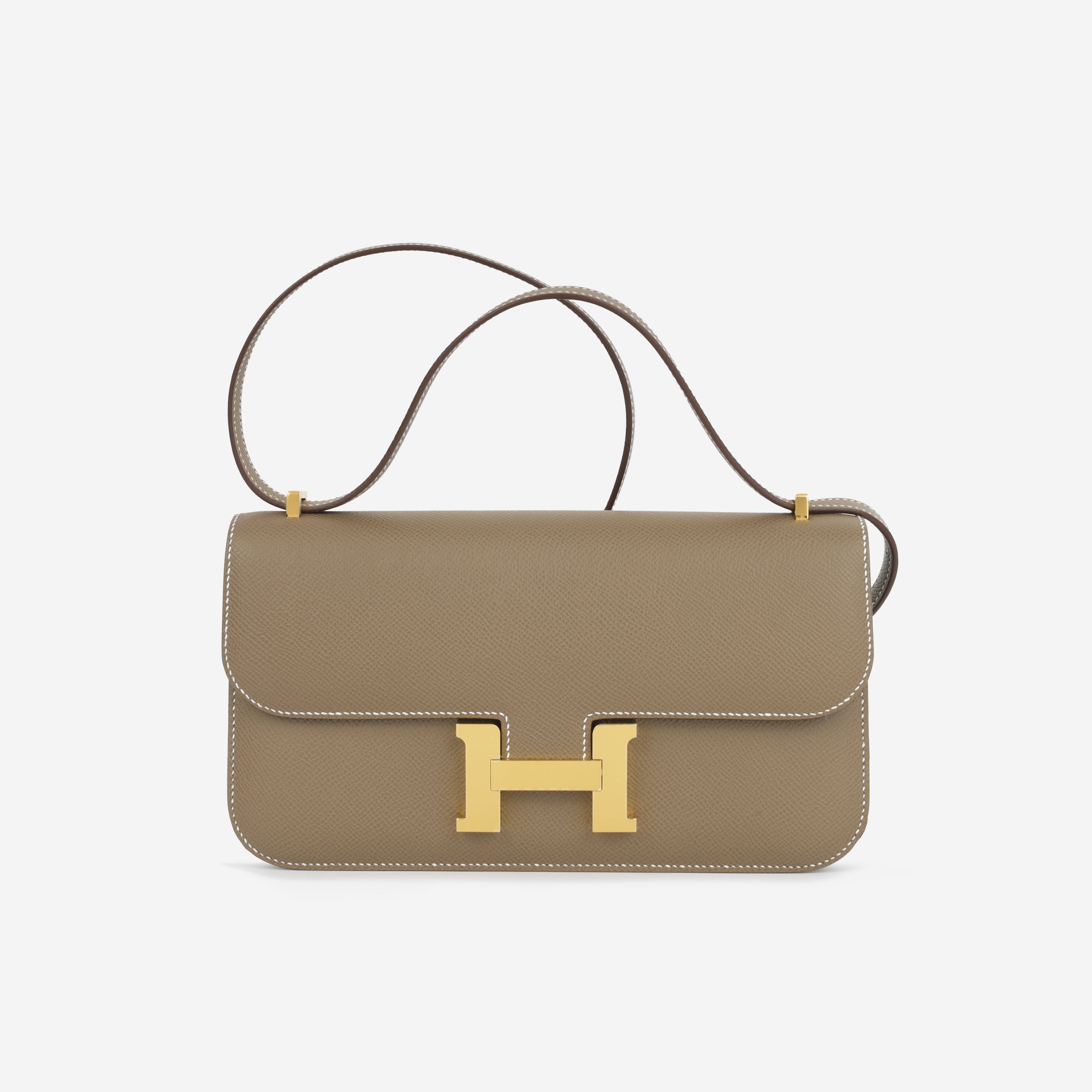 Hermès - Constance Elan - Etoupe Epsom GHW - Brand New - 2024 – Bagista