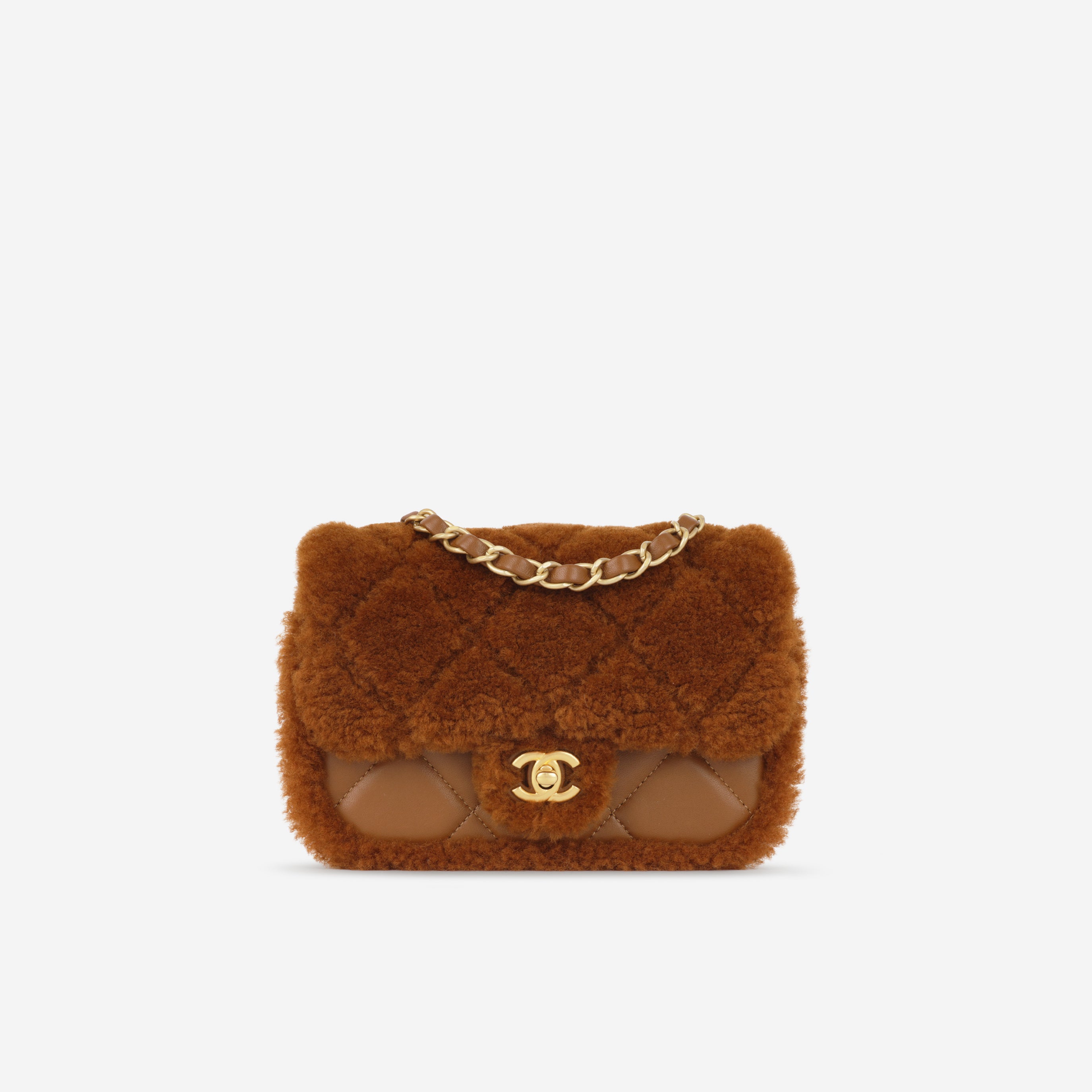 Chanel - 24K Teddy Flap - Brown Shearling/Lambskin GHW - Pristine ...