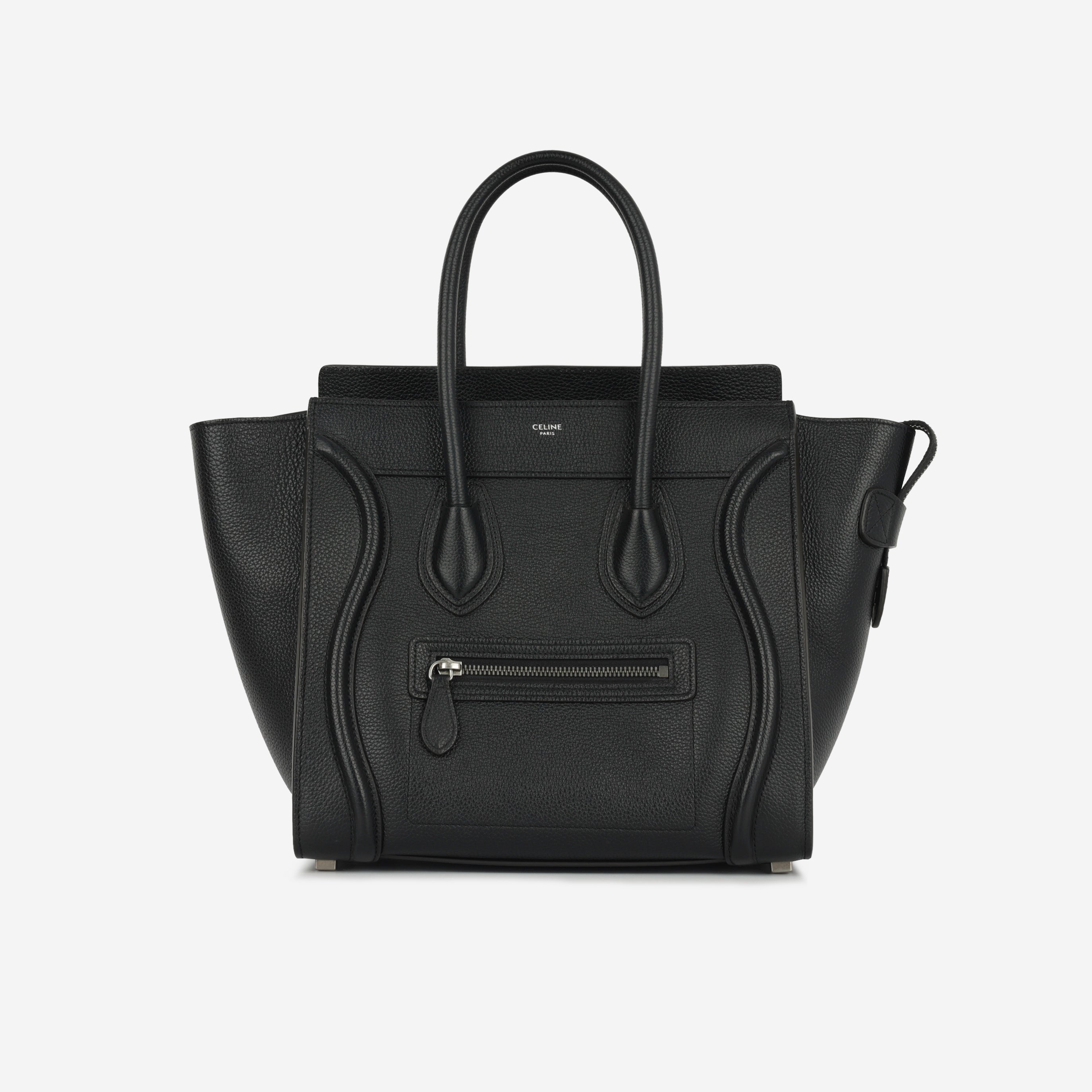 Celine - Micro Luggage Tote - Black Calfskin SHW - Pre-Loved – Bagista