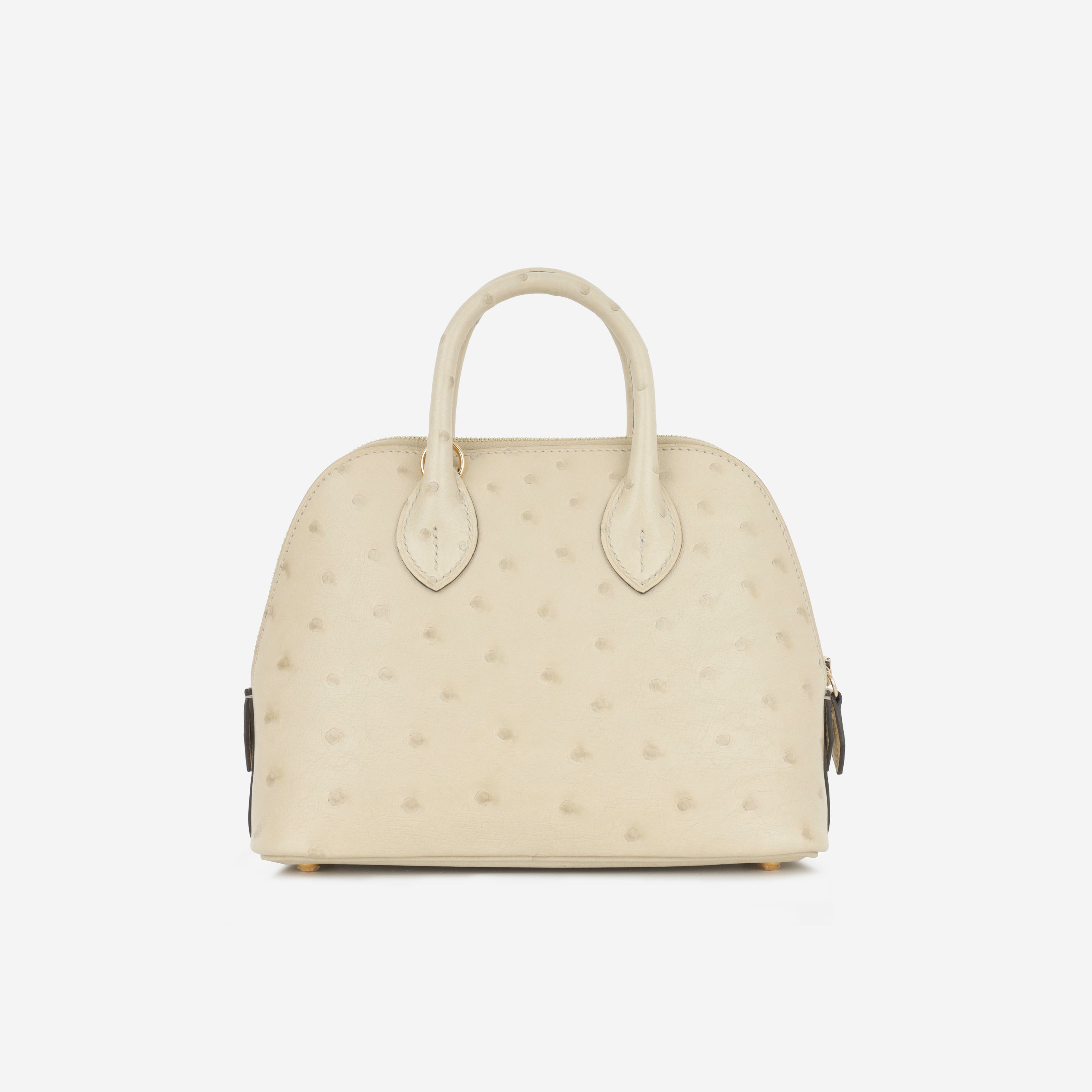 Hermès - Mini Bolide - Parchemin Ostrich GHW - 2024 - Brand New – Bagista