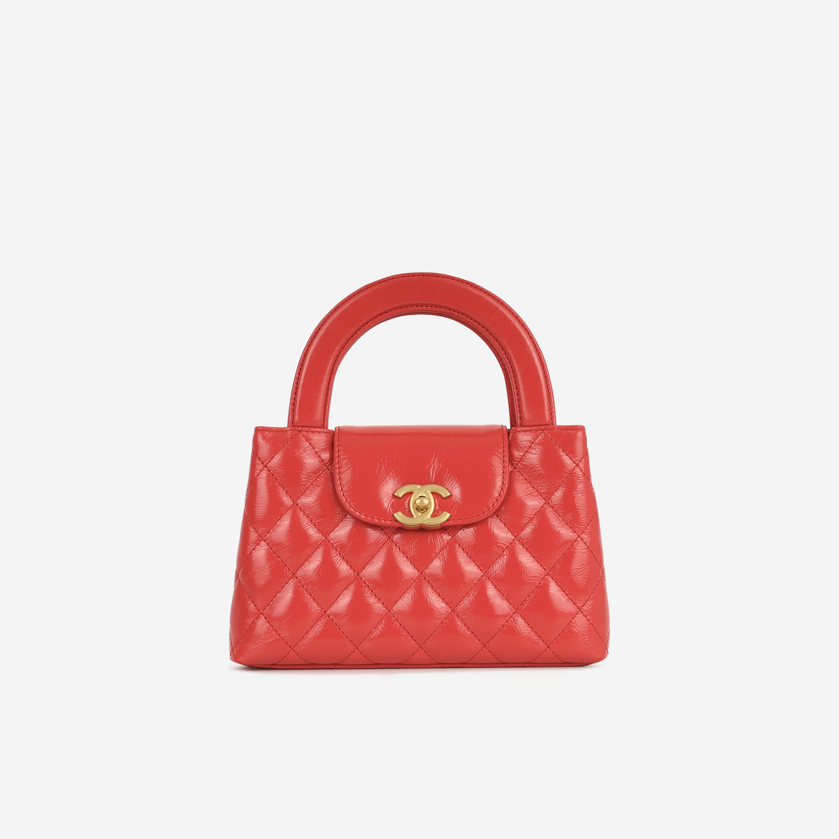 Chanel - Small Kelly Re-Edition - Red aged Calfskin GHW - Pristine ...