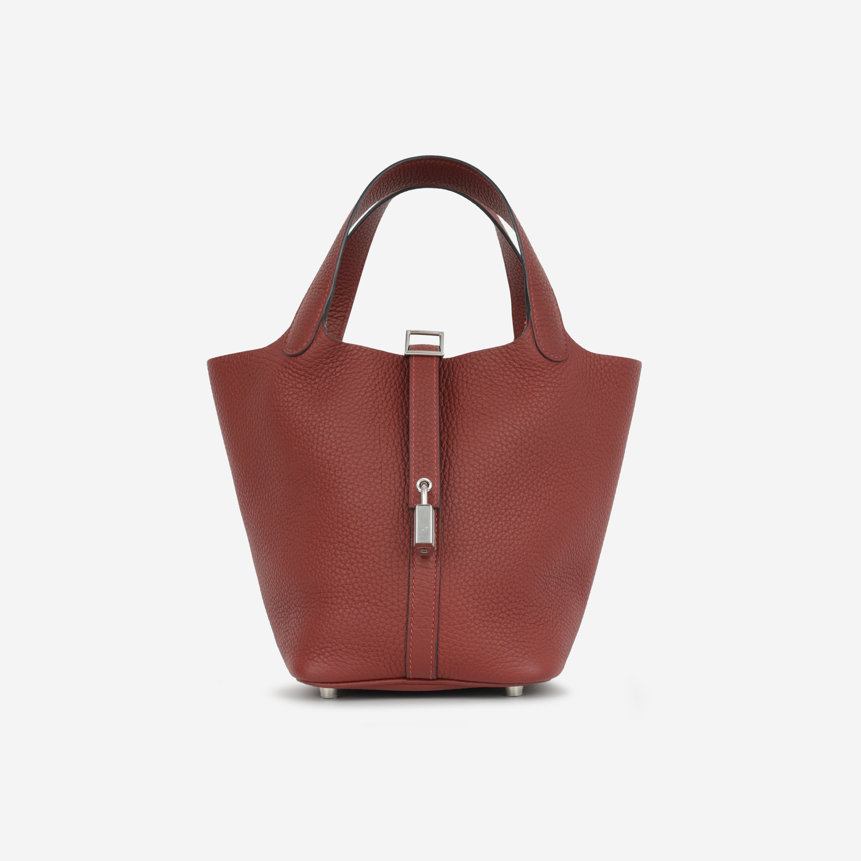 Hermès - Picotin 18 - Rouge H Clemence PHW - 2022 - Pre-Loved – Bagista
