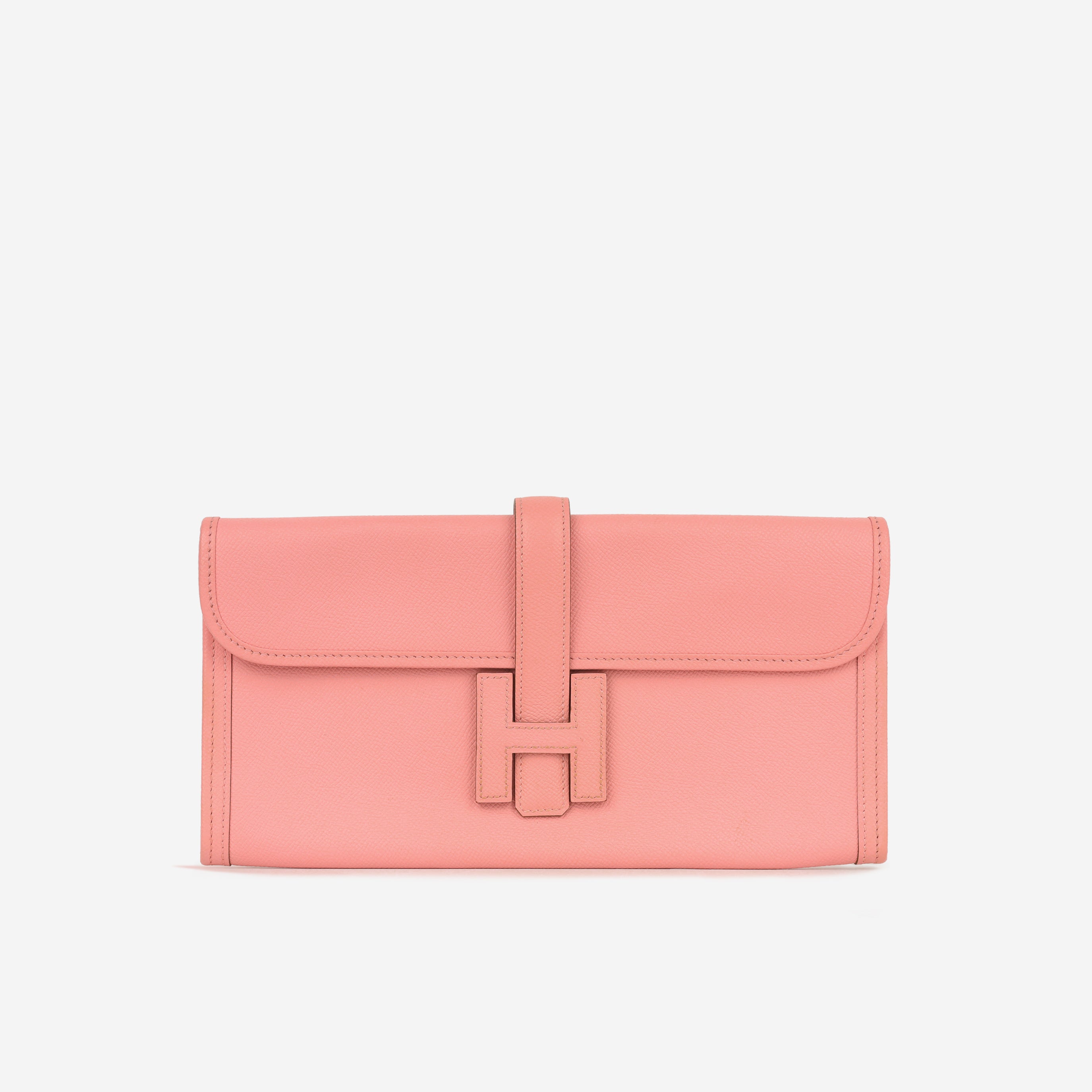 Hermès Jige Clutch 29 - Rose Confetti Epsom – Bagista