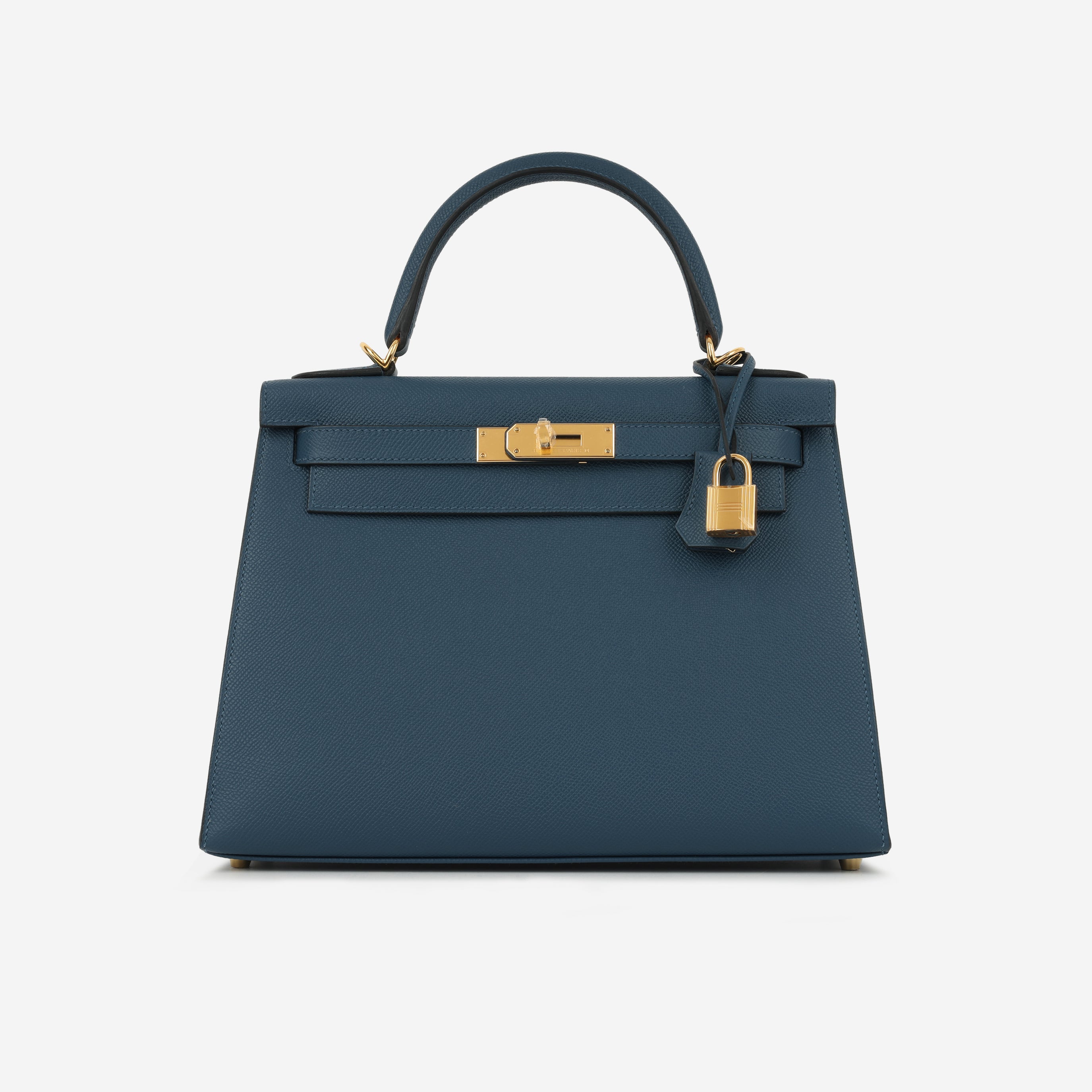Hermès Kelly 28 Deep Blue Epsom Leather GHW | Authentic & New – Bagista