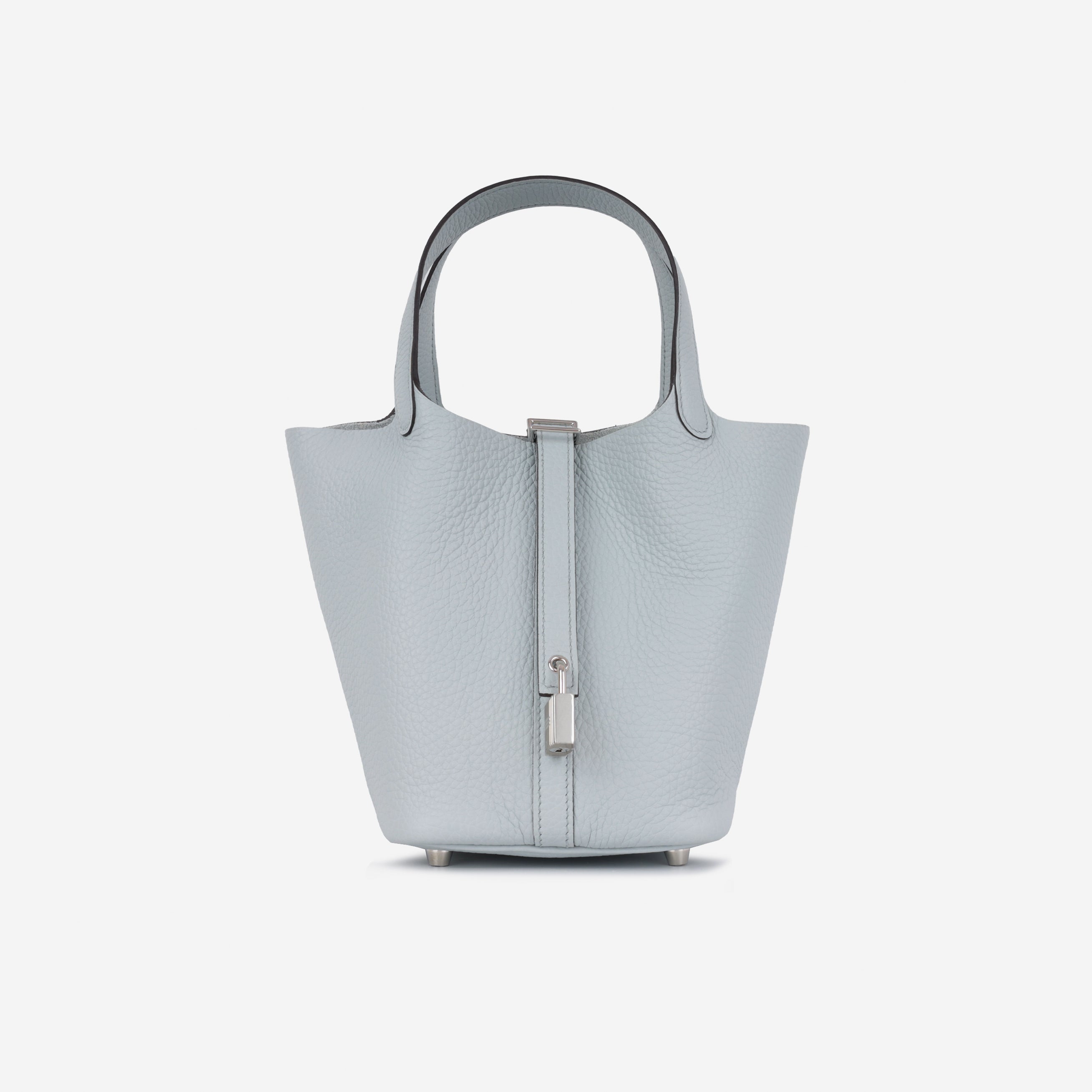 Hermès Picotin 18 Bleu Glacier Clemence PHW | Brand New & Trusted ...