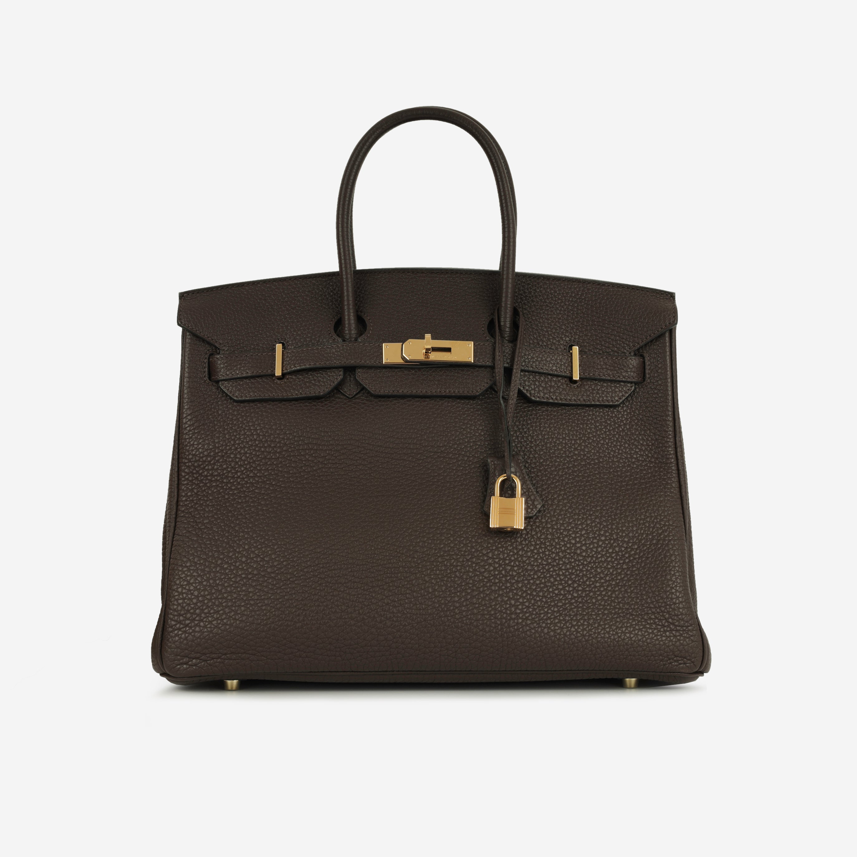 Hermès Birkin 35 Chocolate Togo Gold Hardware | Pre-Loved & Available ...