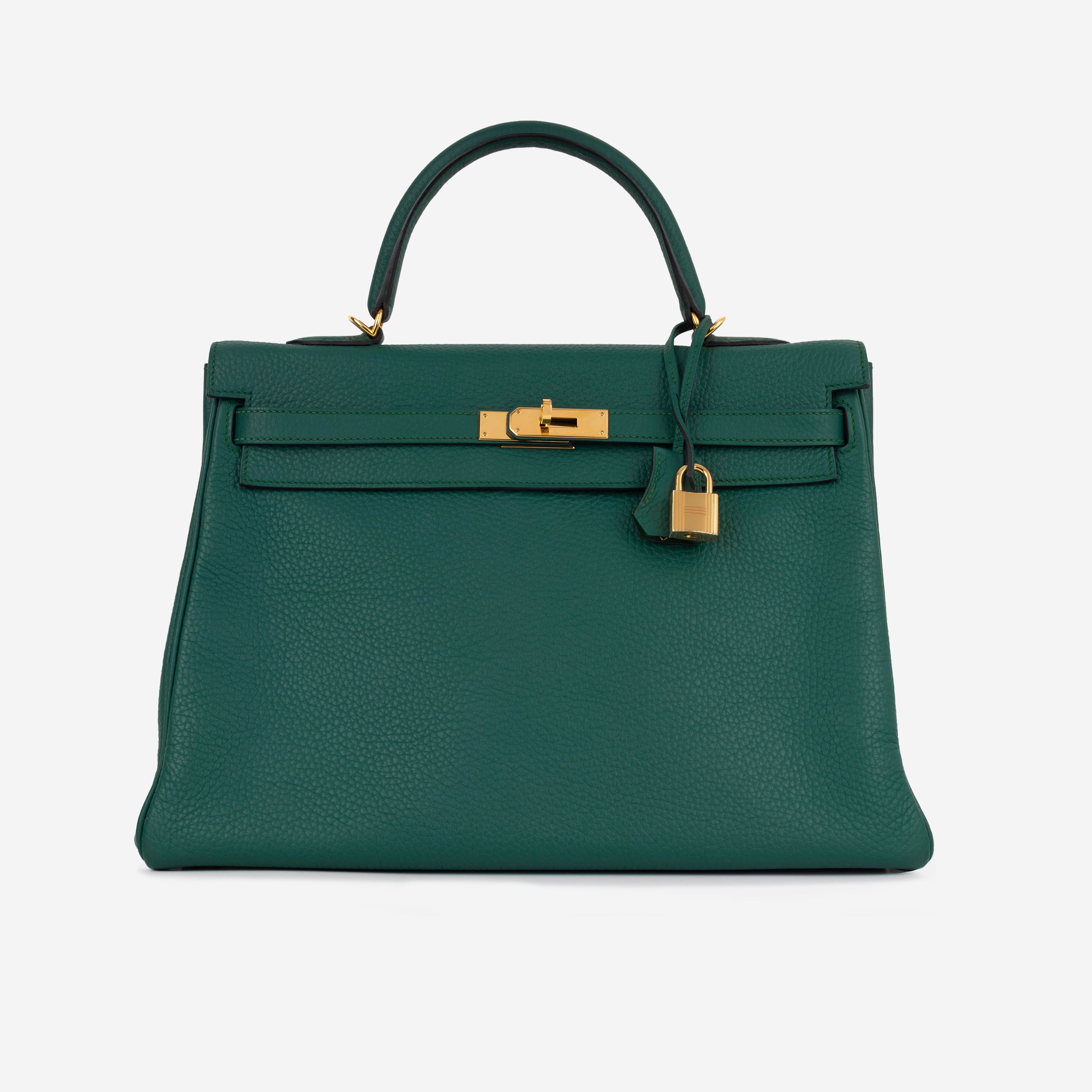 Hermès Kelly 35 Malachite Clemence | Pre-Loved & Available Now – Bagista