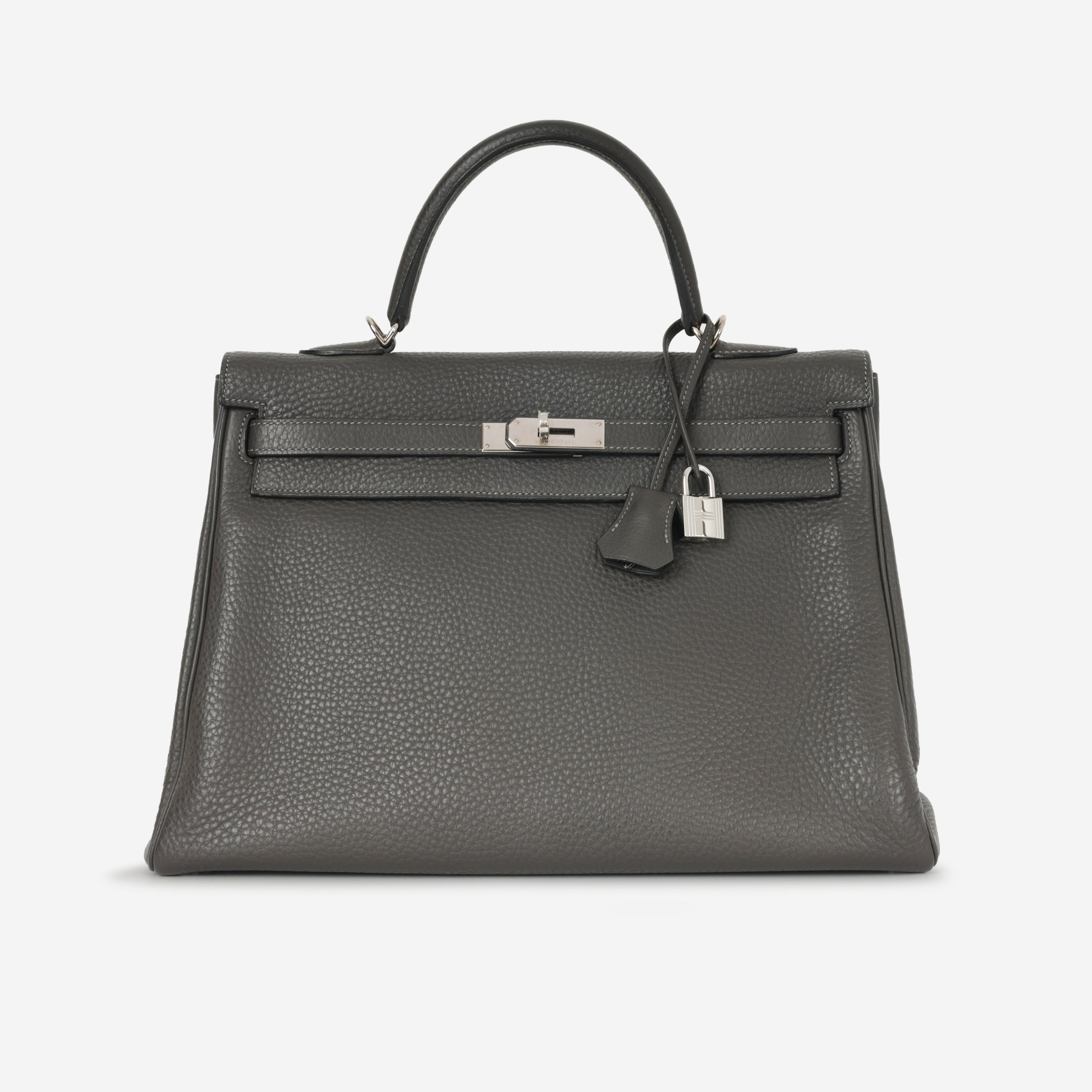 Hermès Kelly 35 Graphite Clemence | Pre-Loved & Available Now – Bagista
