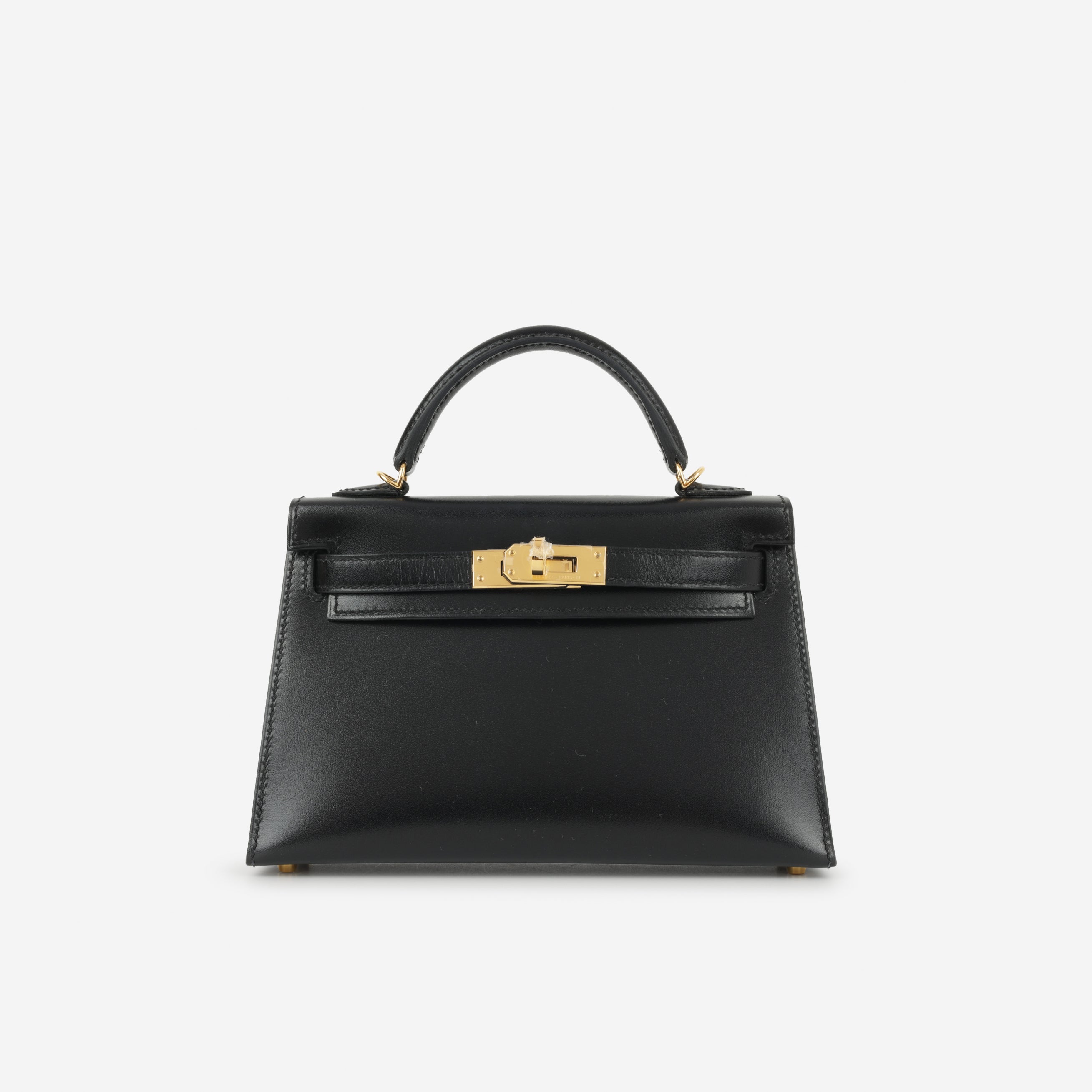 Hermès Mini Kelly 20 Black Box Calf PHW – Authentic Luxury Bag – Bagista