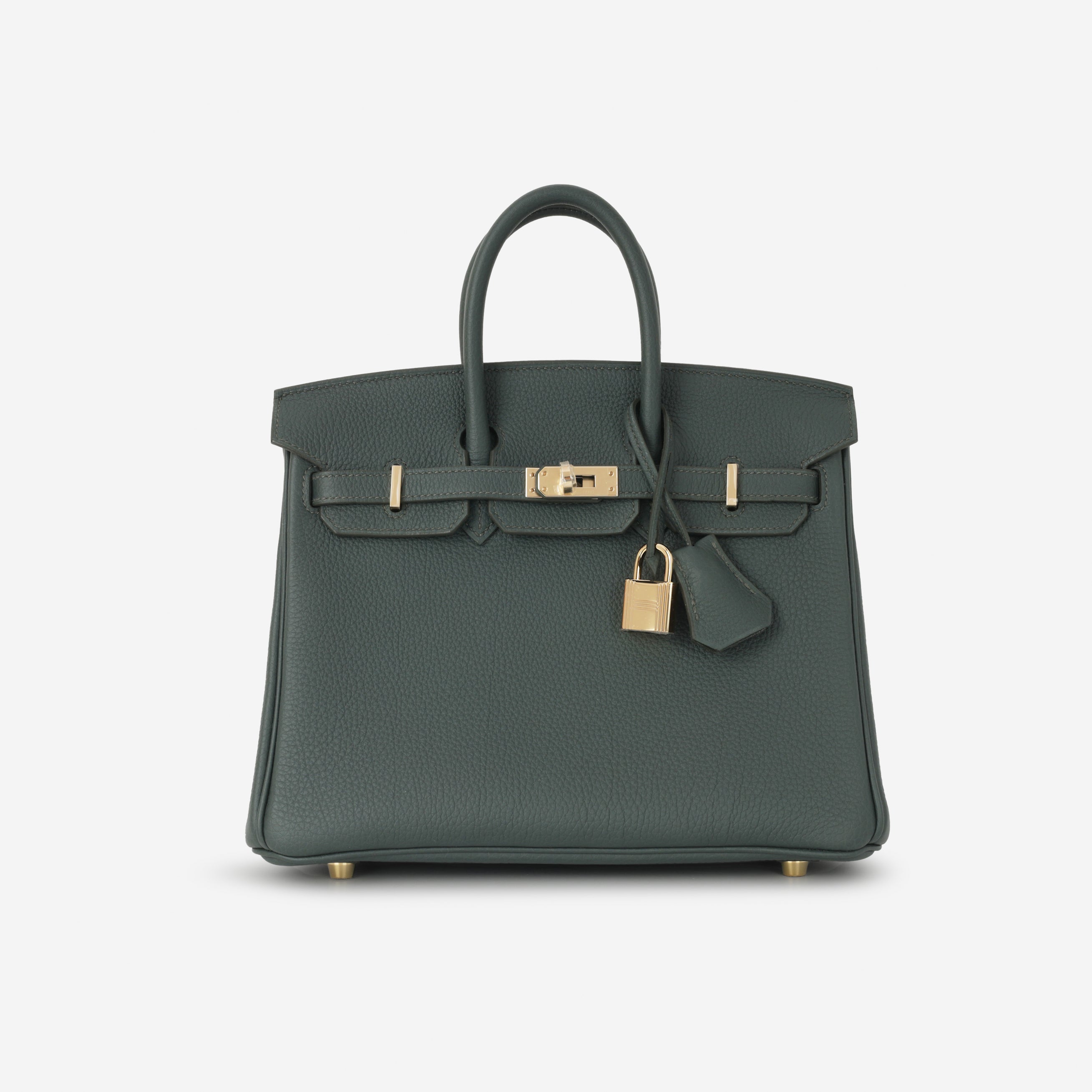 Hermès Birkin 25 - Vert Mangrove Togo | Permabrass Hardware – Bagista