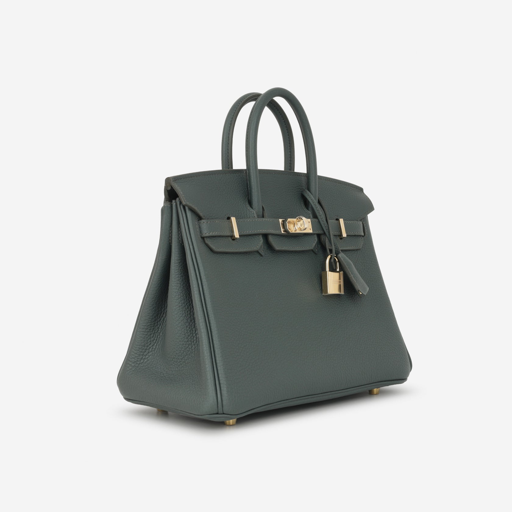 Hermès Birkin 25 - Vert Mangrove Togo | Permabrass Hardware – Bagista