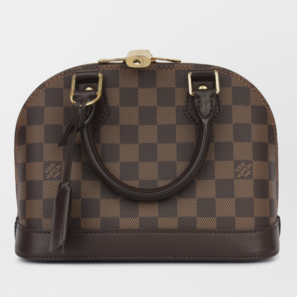 Louis Vuitton Alma BB Damier Ebene GHW Immaculate Bagista Louis Vuitton Alma BB Damier Ebene GHW Immaculate Bagista