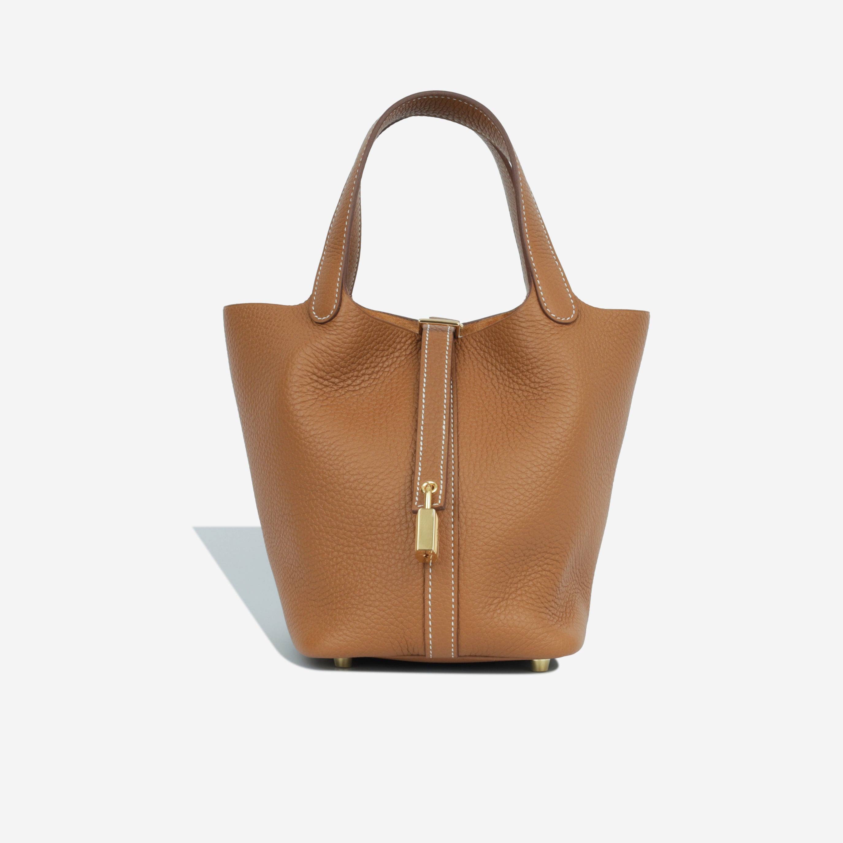 Hermès - Picotin 18 - Gold Clemence Leather GHW - Brand New – Bagista