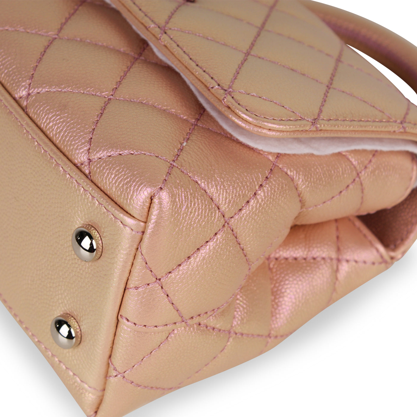 Chanel - Coco Handle Mini - Baby Pink Caviar - CGHW - Pre-Loved | Bagista