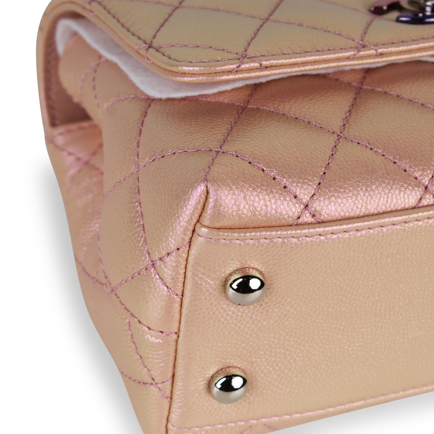 Chanel - Coco Handle Mini - Baby Pink Caviar - CGHW - Pre-Loved | Bagista